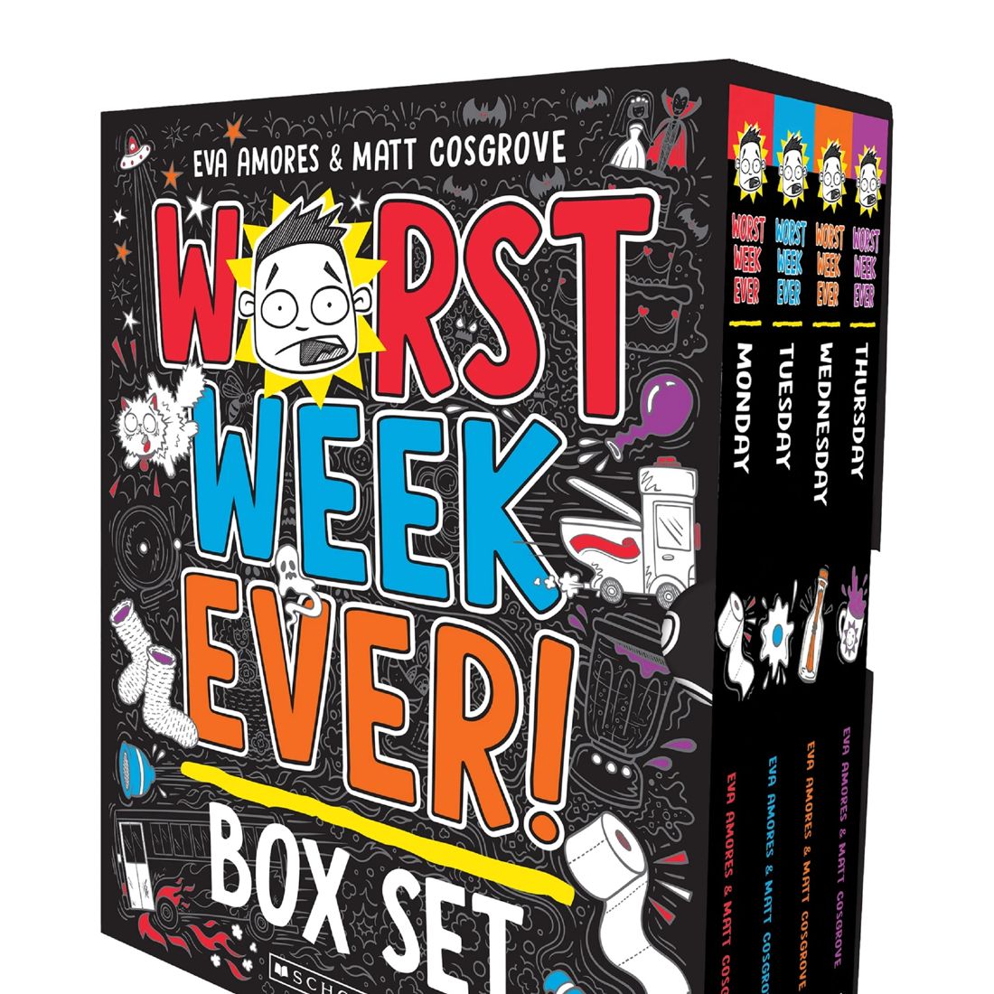 Worst Week Ever! 1-4 Box Set - Matt Cosgrove | Target Australia