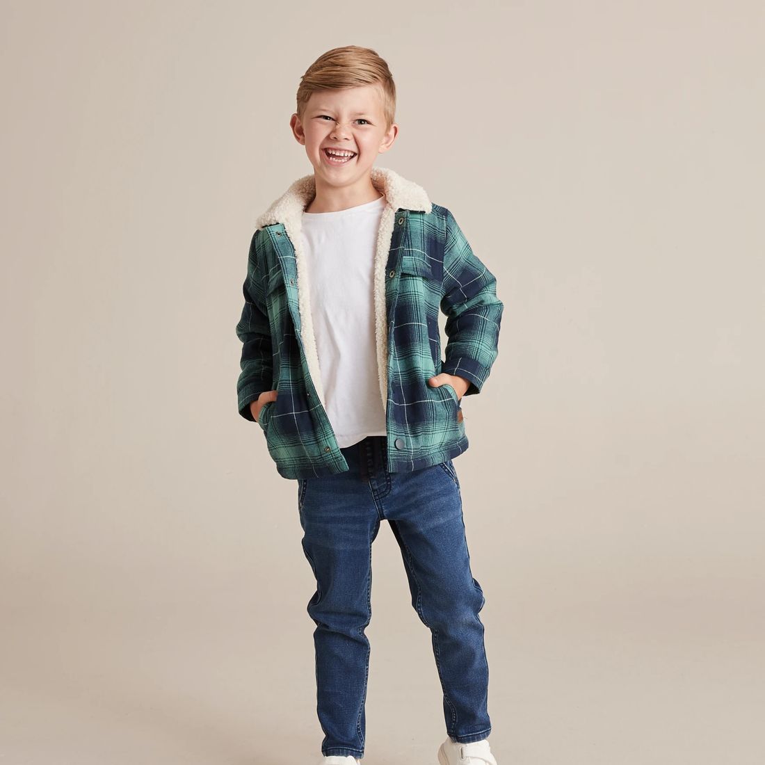 Lumber Jacket - Navy Blue | Target Australia