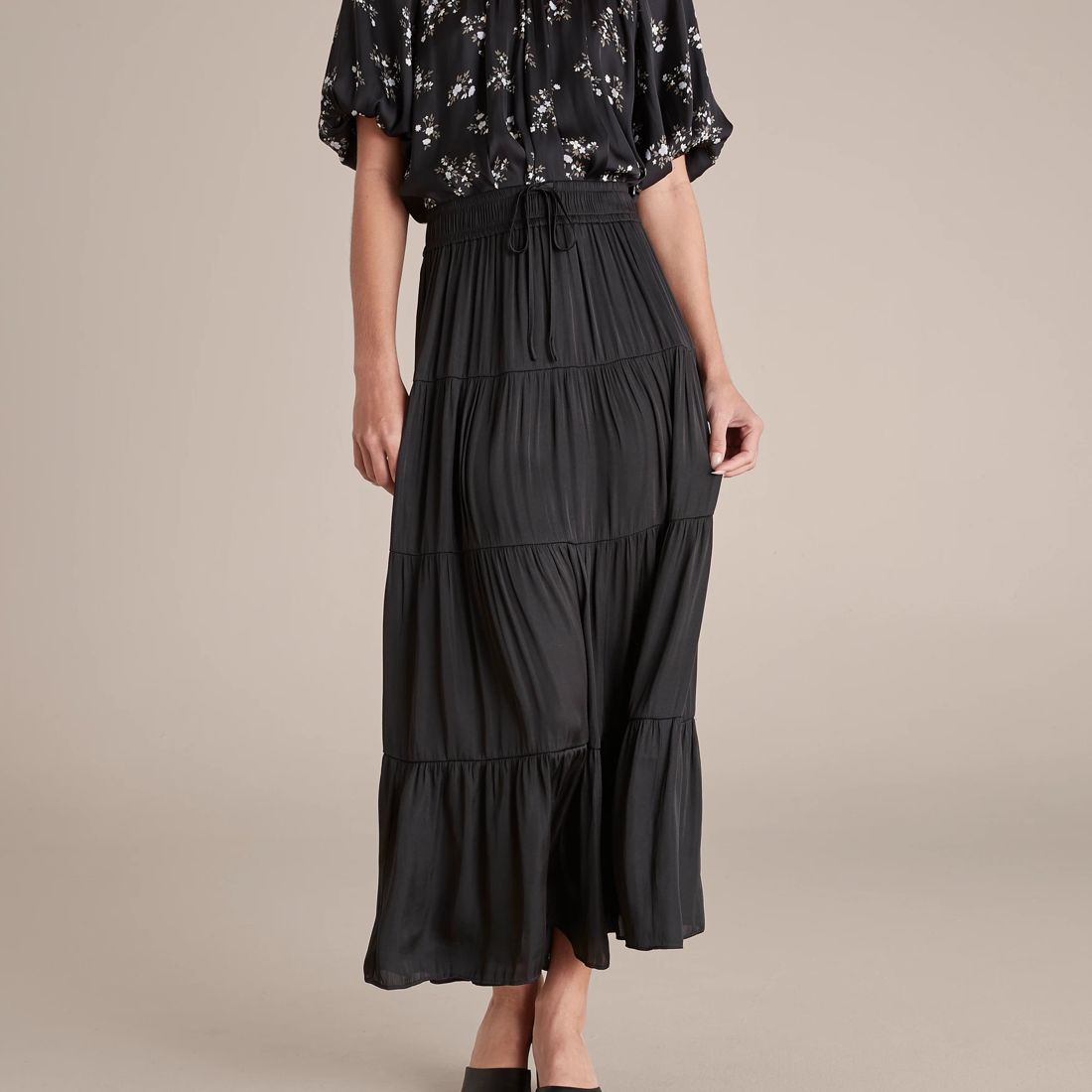 Preview Tiered Midi Skirt | Target Australia