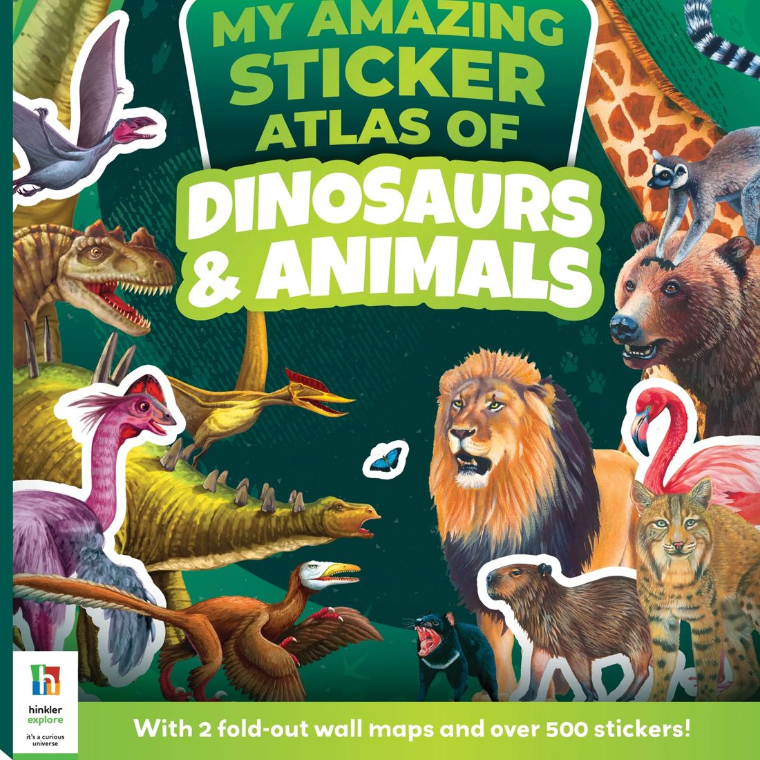 Incredible Sticker Atlas: Dinosaurs And Animals | Target Australia