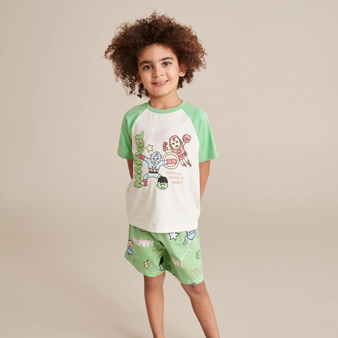 Family Matching Kids Marvel Pyjama Set | Target Australia