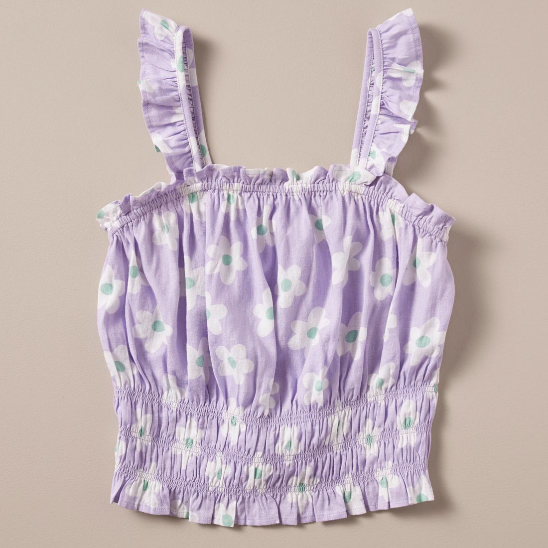 Linen Blend Singlet | Target Australia