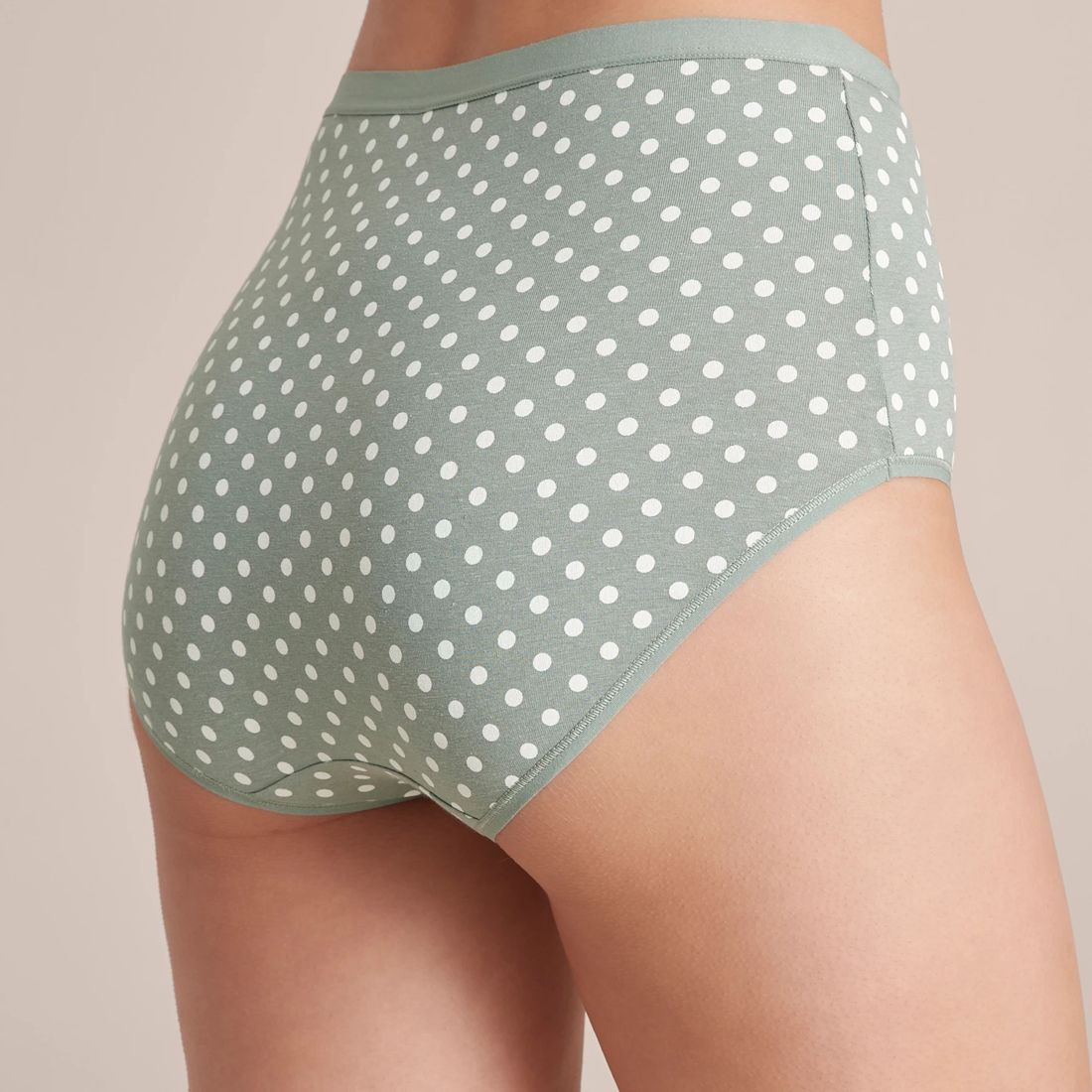 Cotton Modal Full Briefs Green Spot Target Australia