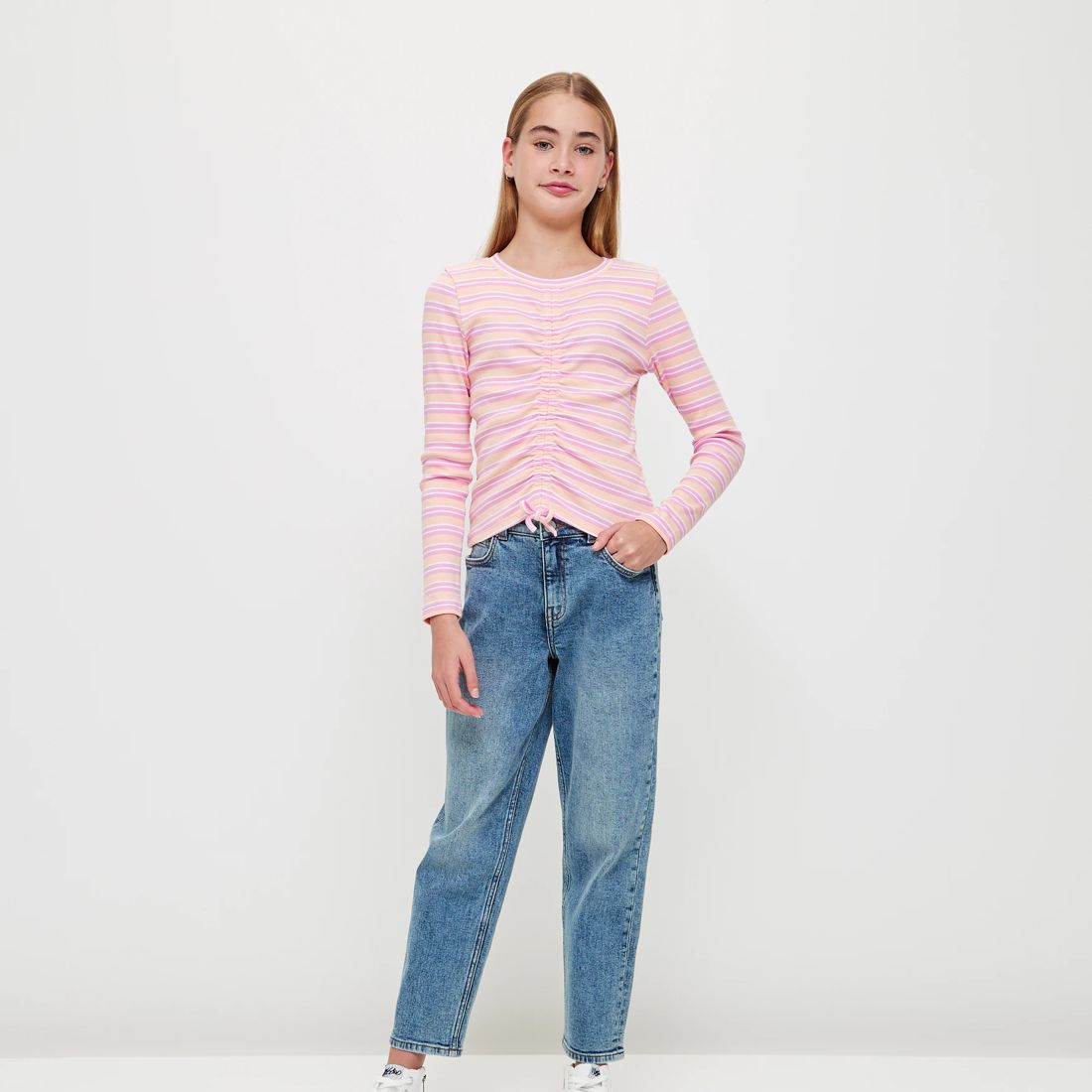 Ruched Front Rib Top | Target Australia