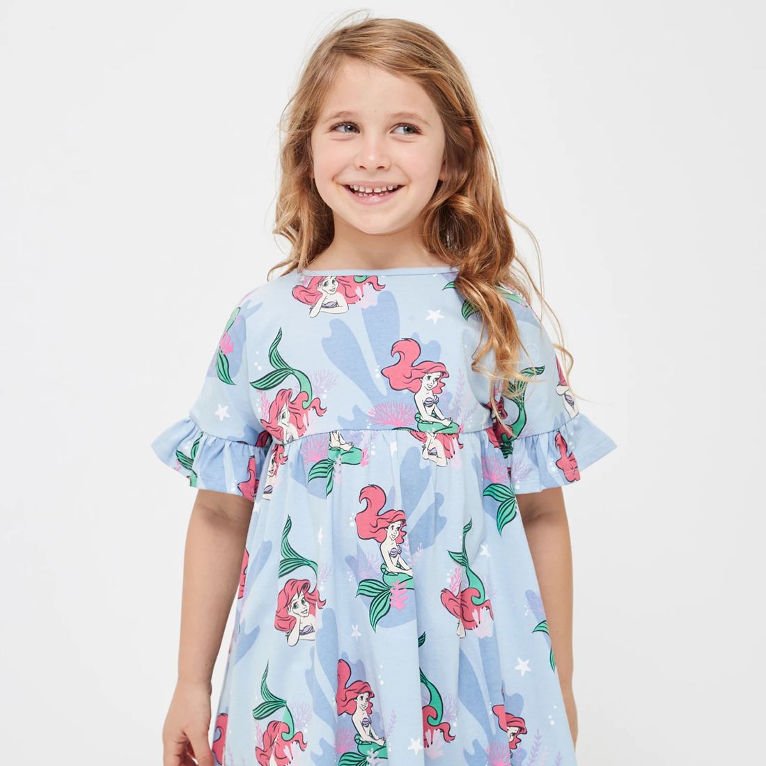 Disney Little Mermaid Ariel Babydoll Dress | Target Australia