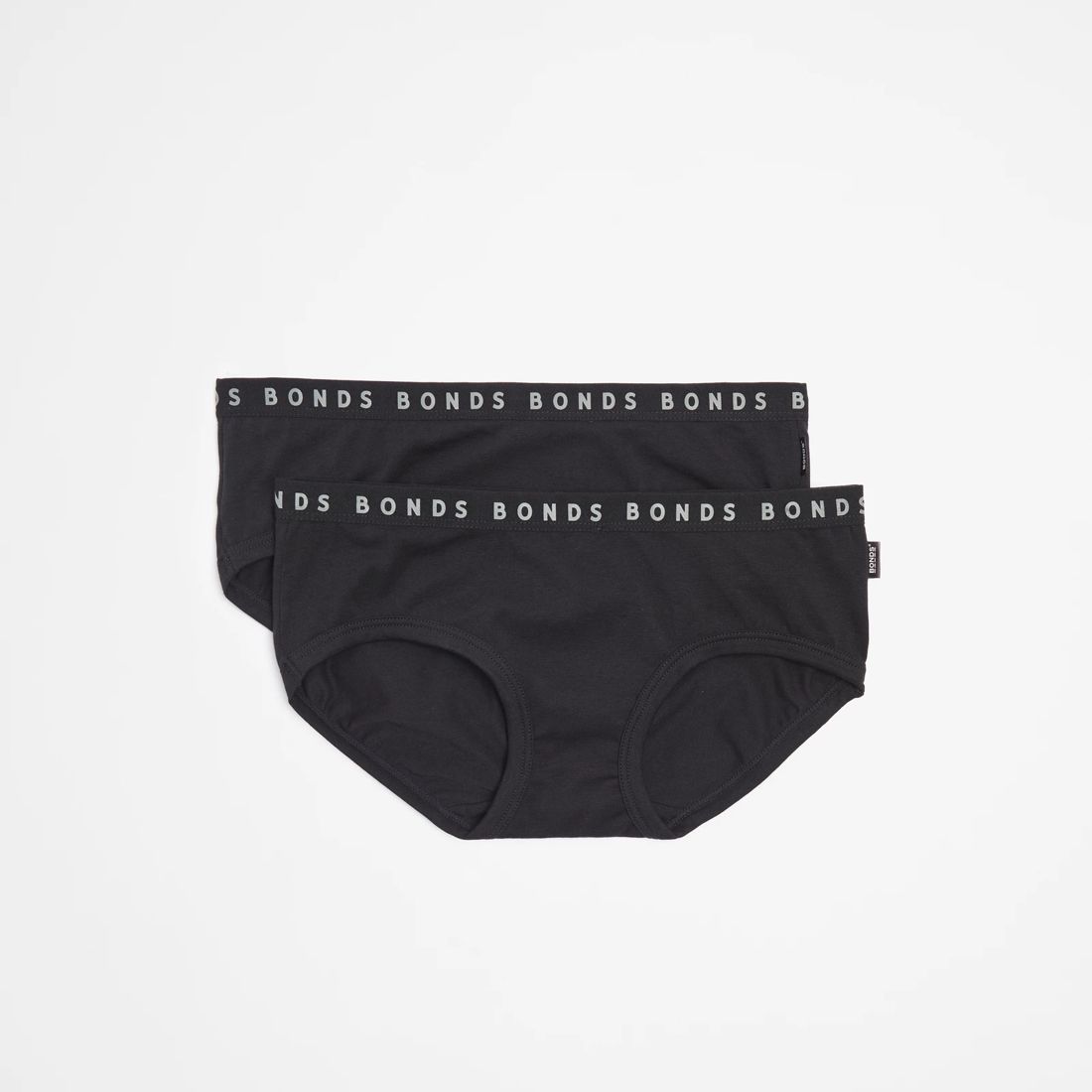 Bonds 2 Pack Hipster Boyleg Briefs - Black | Target Australia