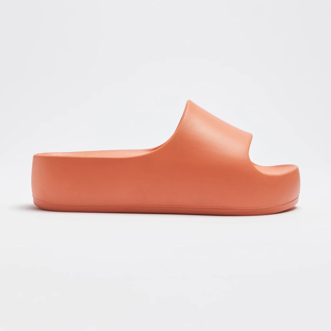 Womens Chunky Platform Moulded Slide - Milly - Orange | Target Australia