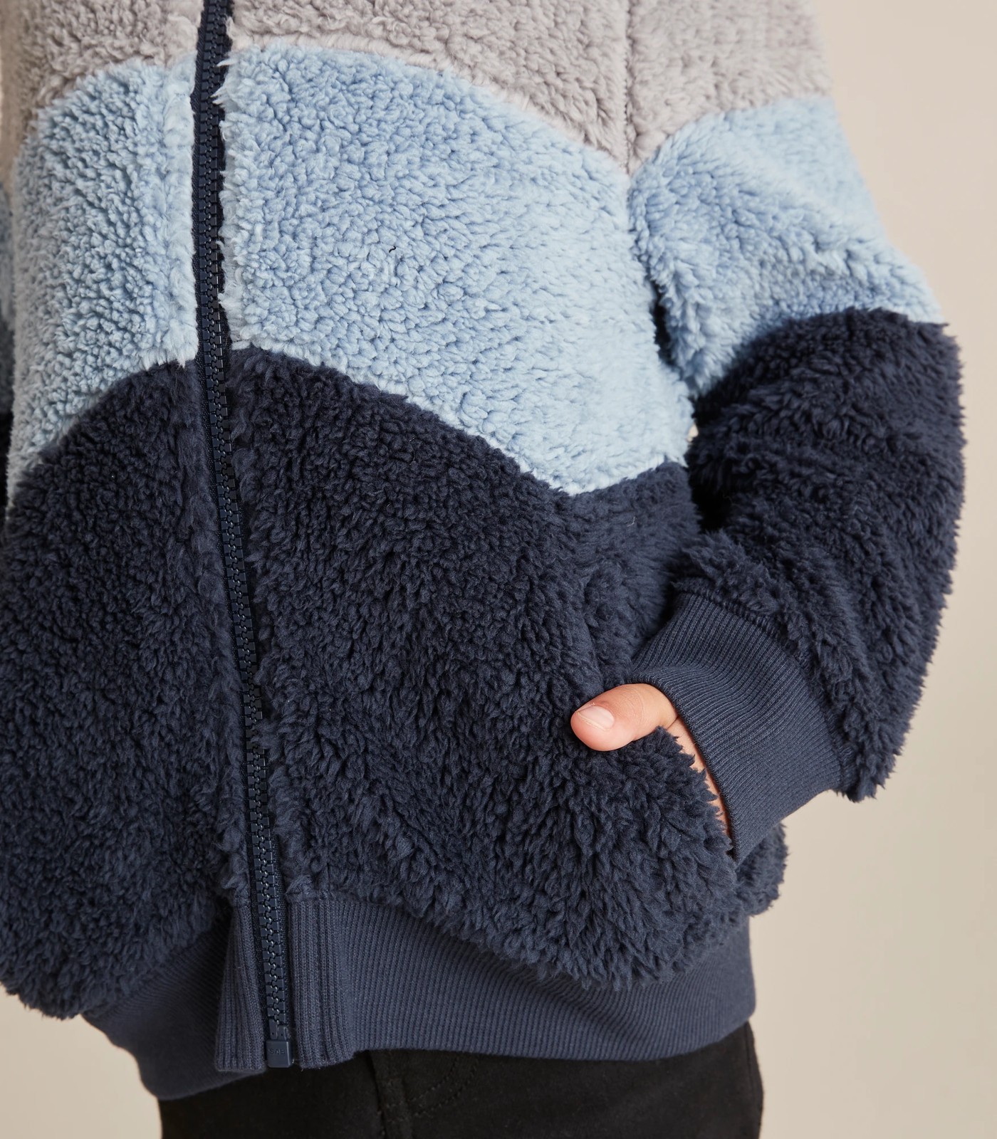 Zip Teddy Fleece Jumper | Target Australia
