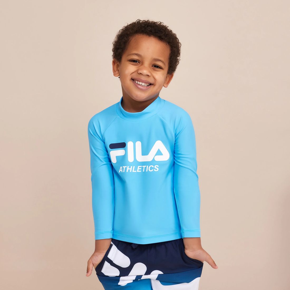 Fila Long Sleeve Jesse Swim Rash Vest | Target Australia