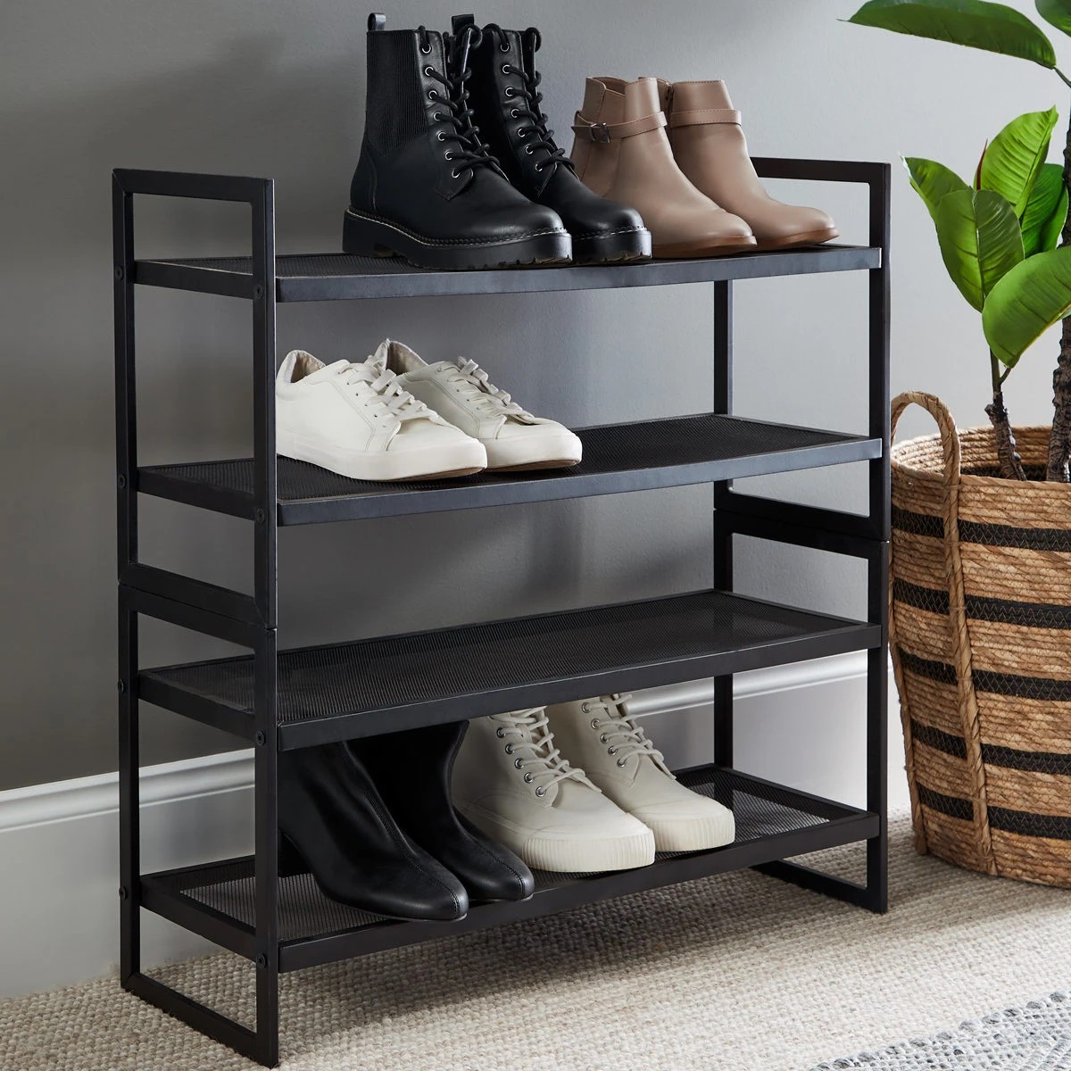 2 Tier Metal Stackable Mesh Shoe Rack - Anko | Target Australia 2 Tier Metal Stackable Mesh Shoe Rack - Anko | Target Australia