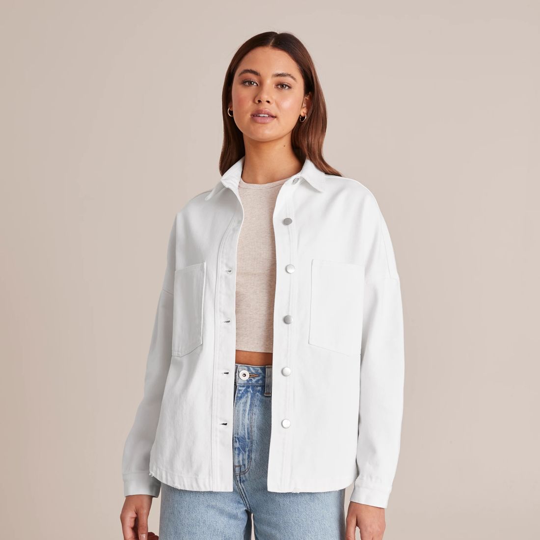 Lily Loves Denim Shacket | Target Australia