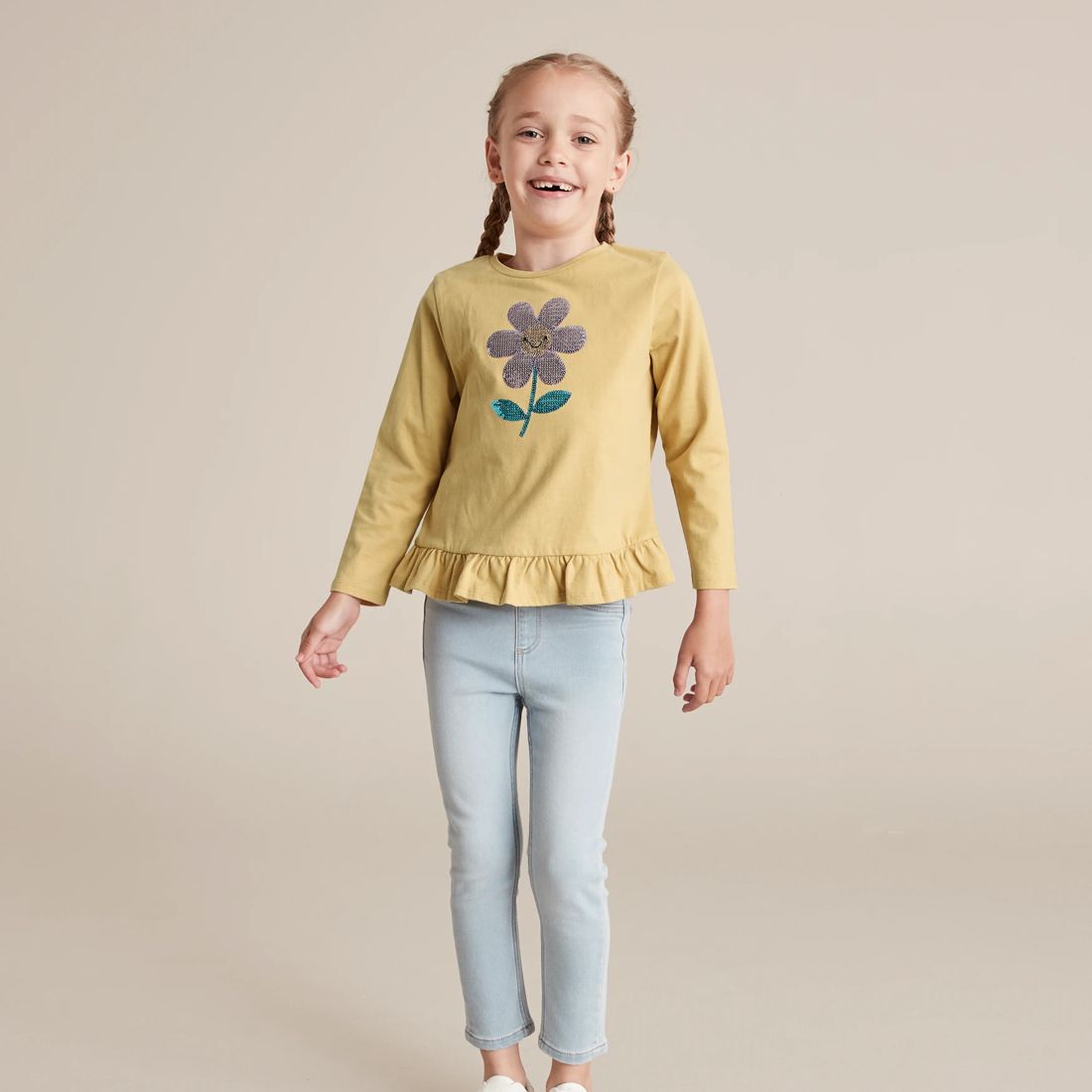 Sequin Peplum Top | Target Australia