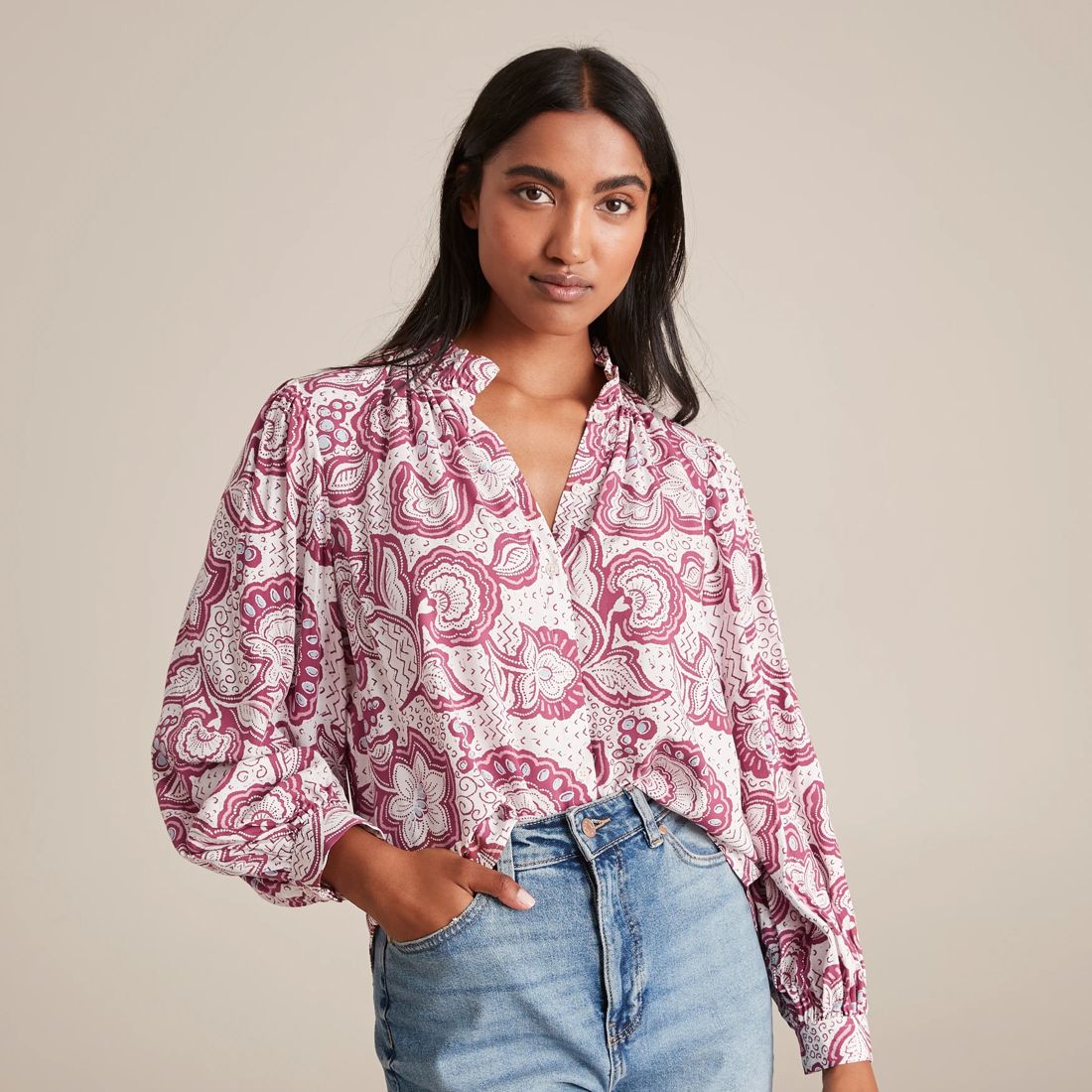 Gathered Neck Blouse | Target Australia