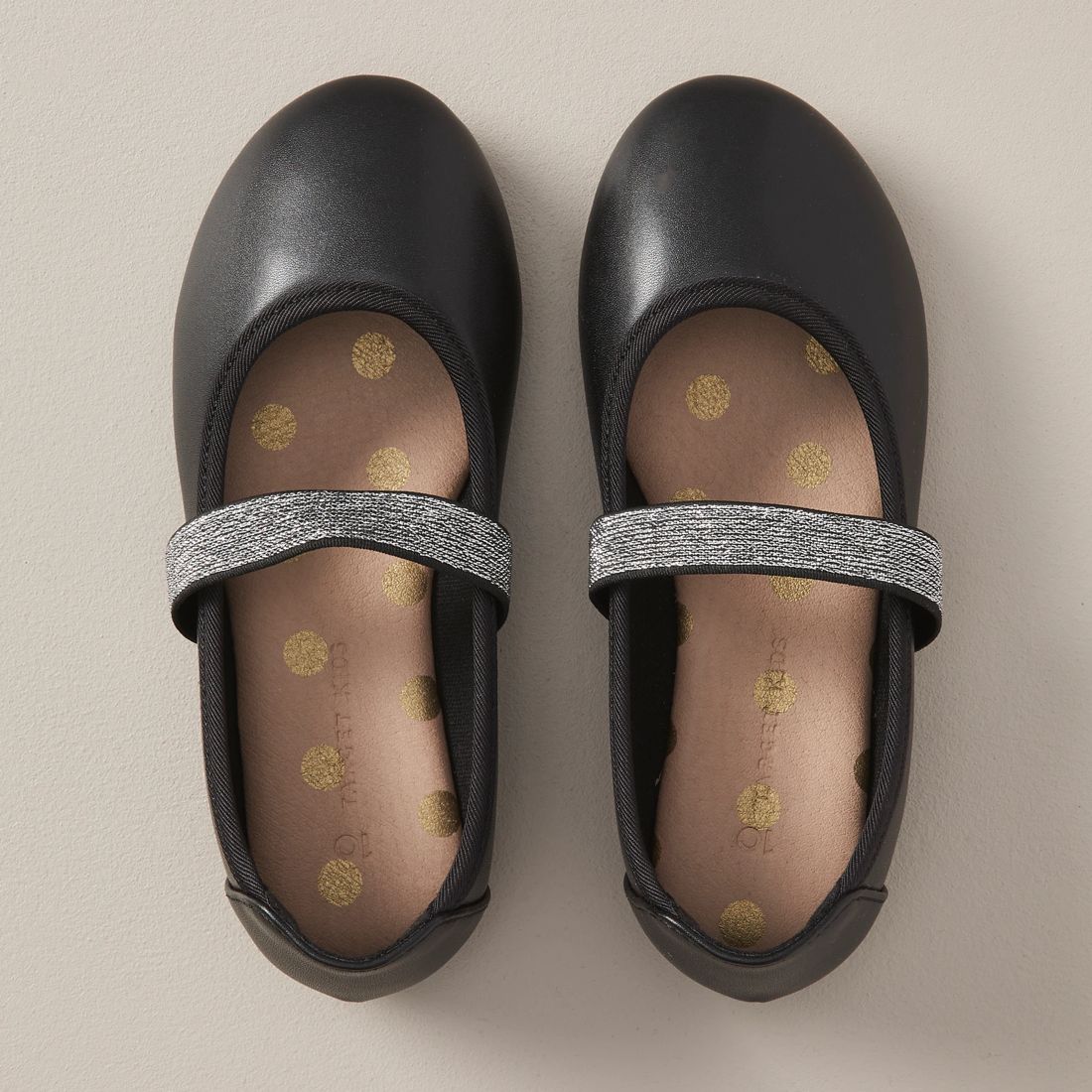 Kids Junior Glitter Band Ballet Flats | Target Australia