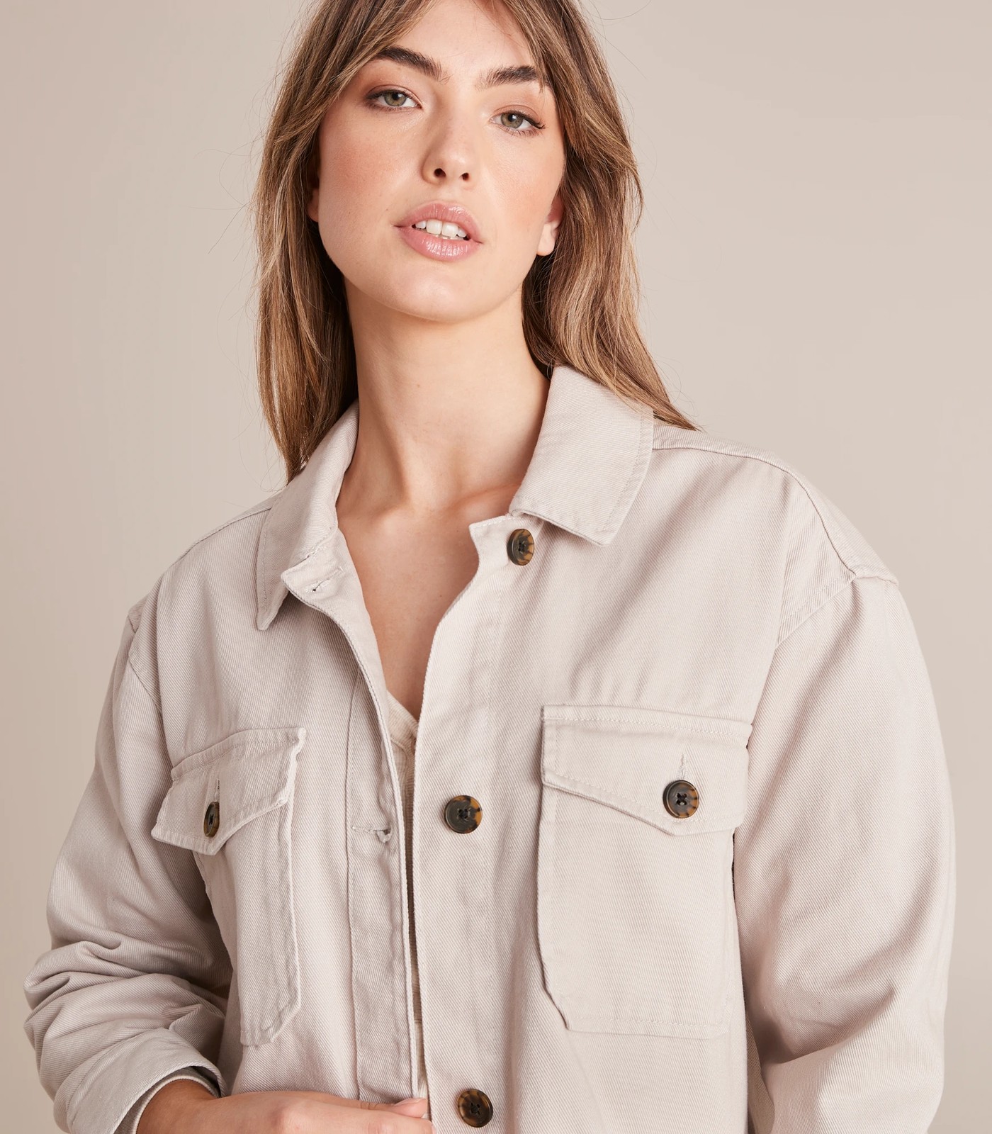 Twill Shacket | Target Australia