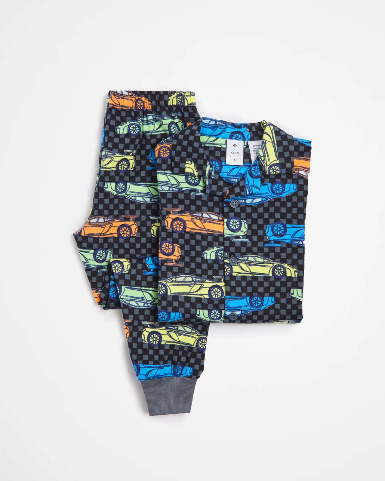 Race Cars Cotton Flannelette Pyjama Set | Target Australia