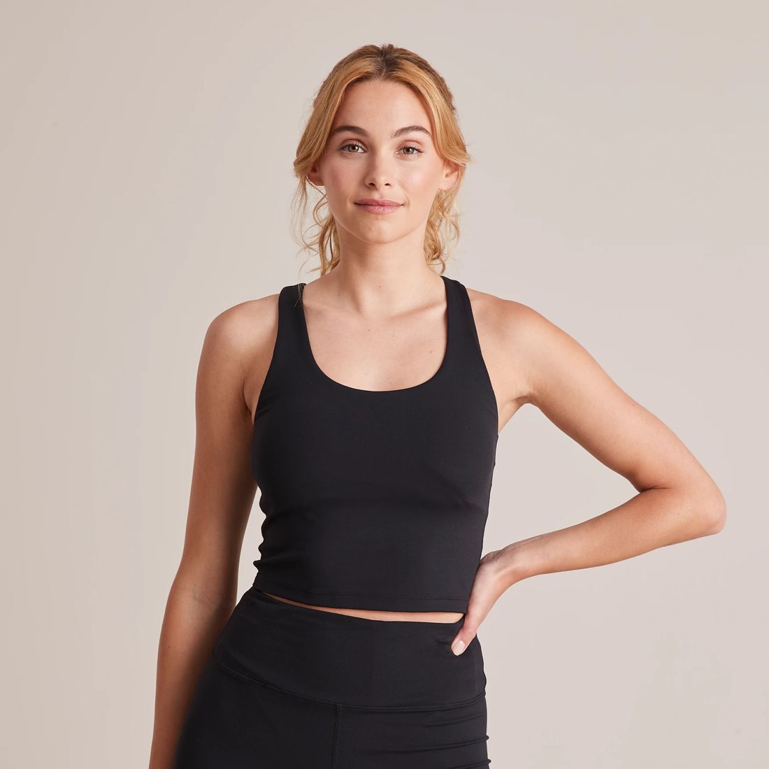 Active Yoga Racer Back Padded Crop Top | Target Australia