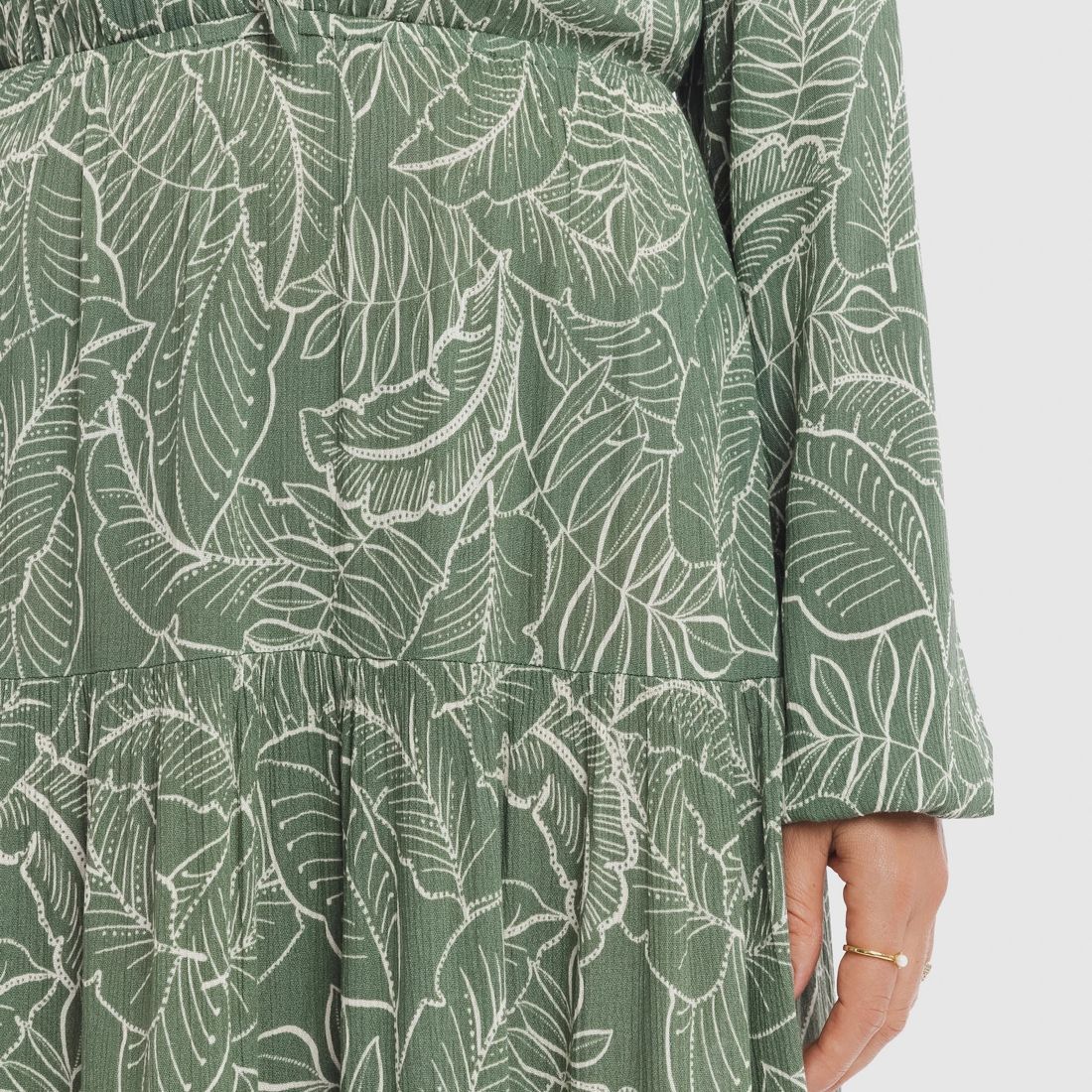 Piping Hot Long Sleeve Tiered Maxi Dress | Target Australia