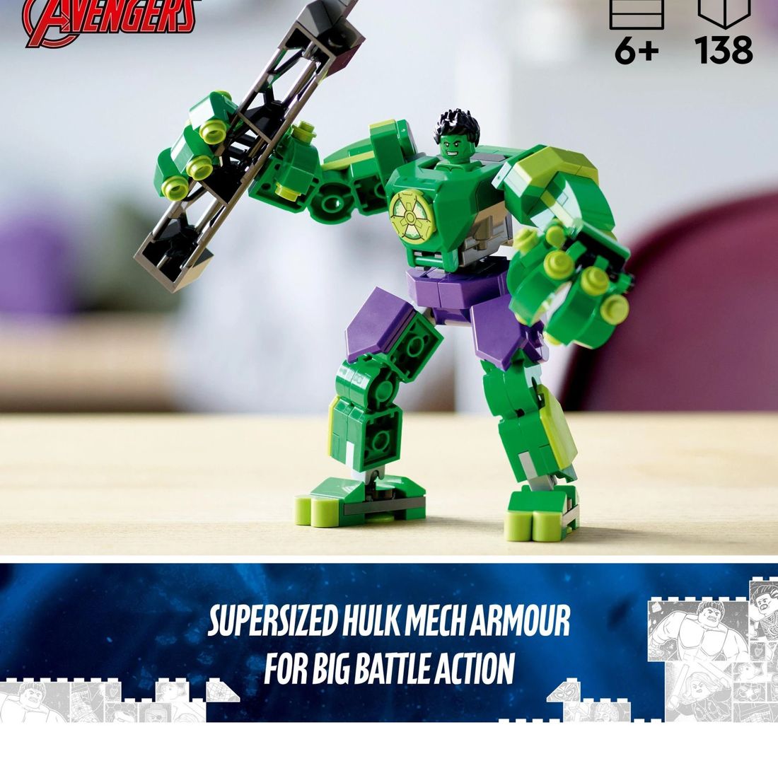 LEGO® Marvel Hulk Mech Armour 76241 | Target Australia