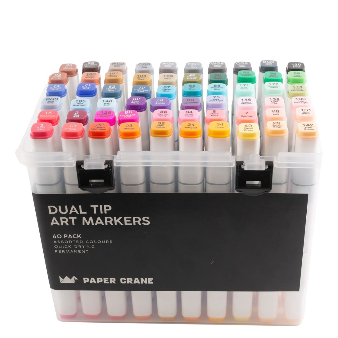 Paper Crane Dual Tip Markers 60 Pack | Target Australia Paper Crane Dual Tip Markers 60 Pack | Target Australia