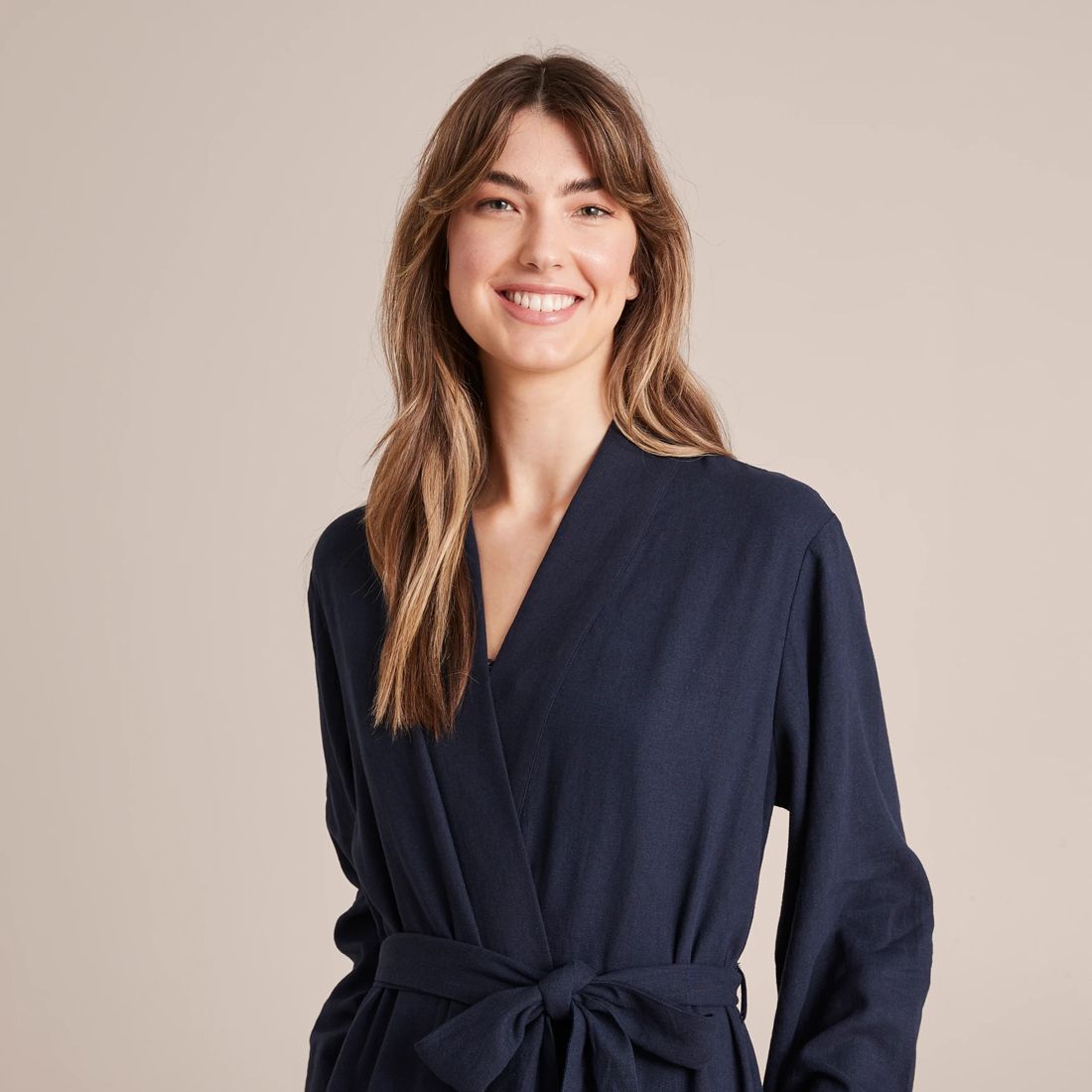 Linen Sleep Robe | Target Australia