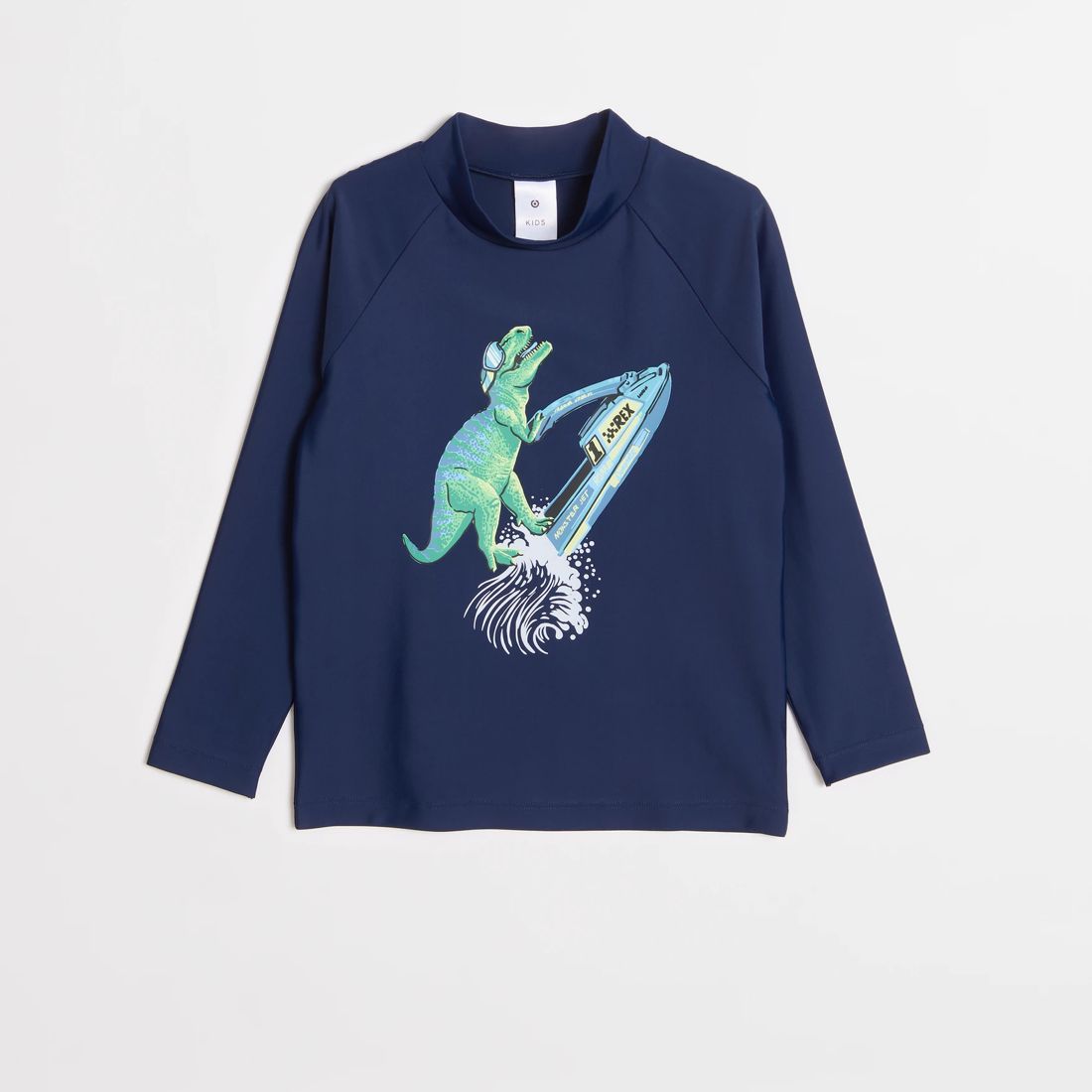 Swim Print Rashie - Navy Blue Dinosaur | Target Australia