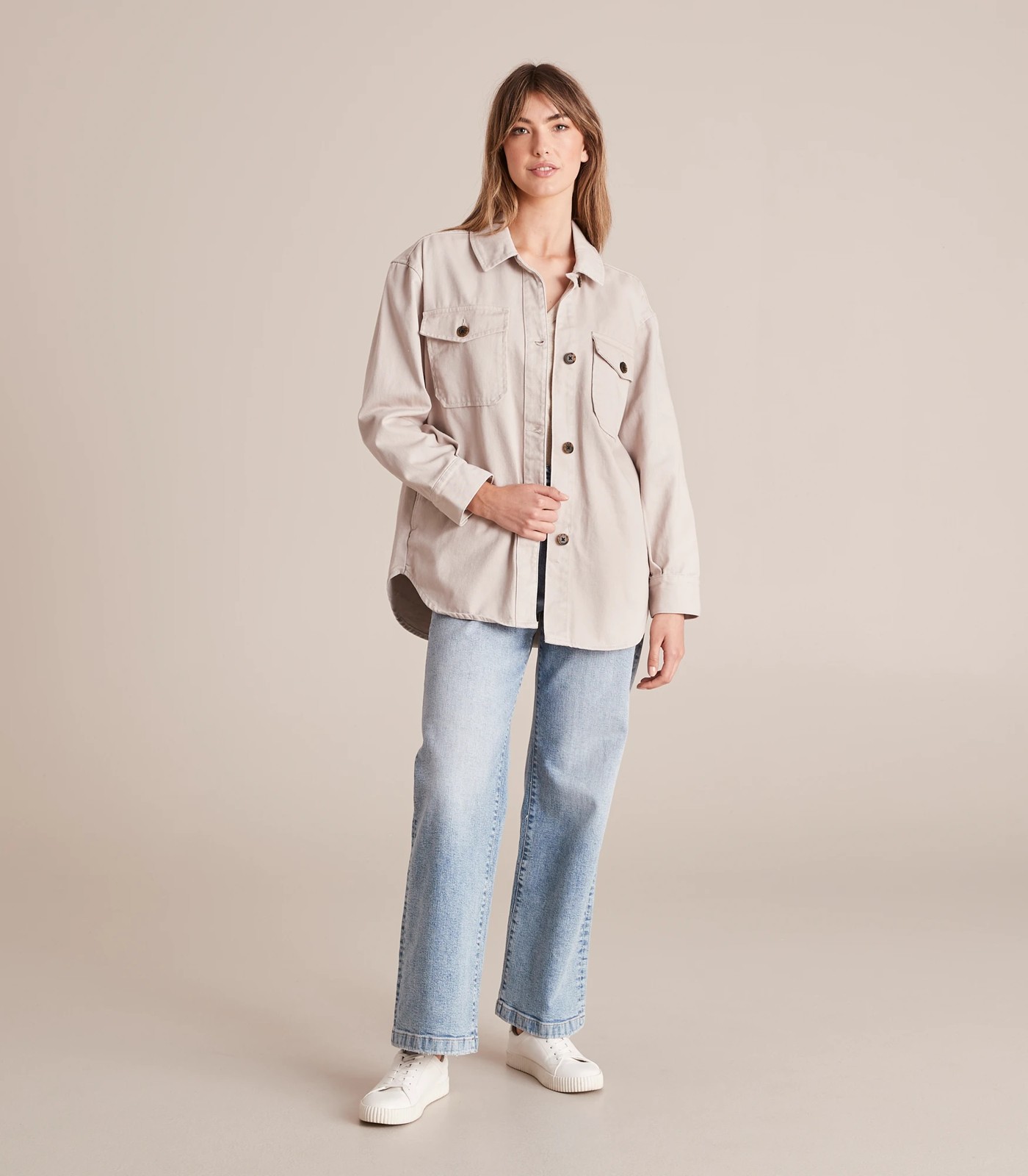 Twill Shacket | Target Australia
