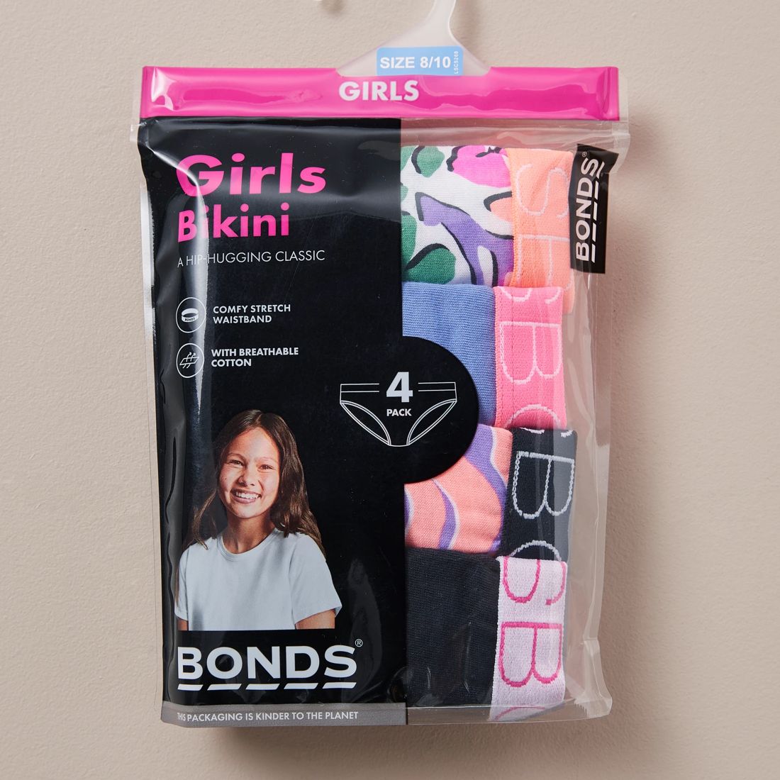 4 Pack Bonds Girls Bikini Briefs | Target Australia
