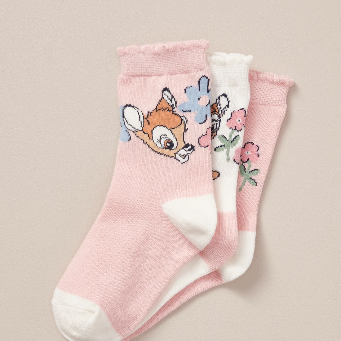 3 Pack Disney Bambi Socks | Target Australia