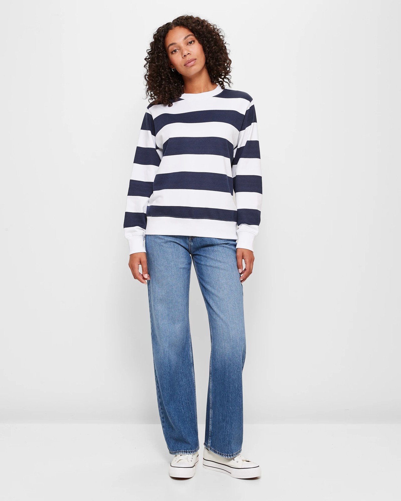 Garment Dyed Crew Jumper | Target Australia