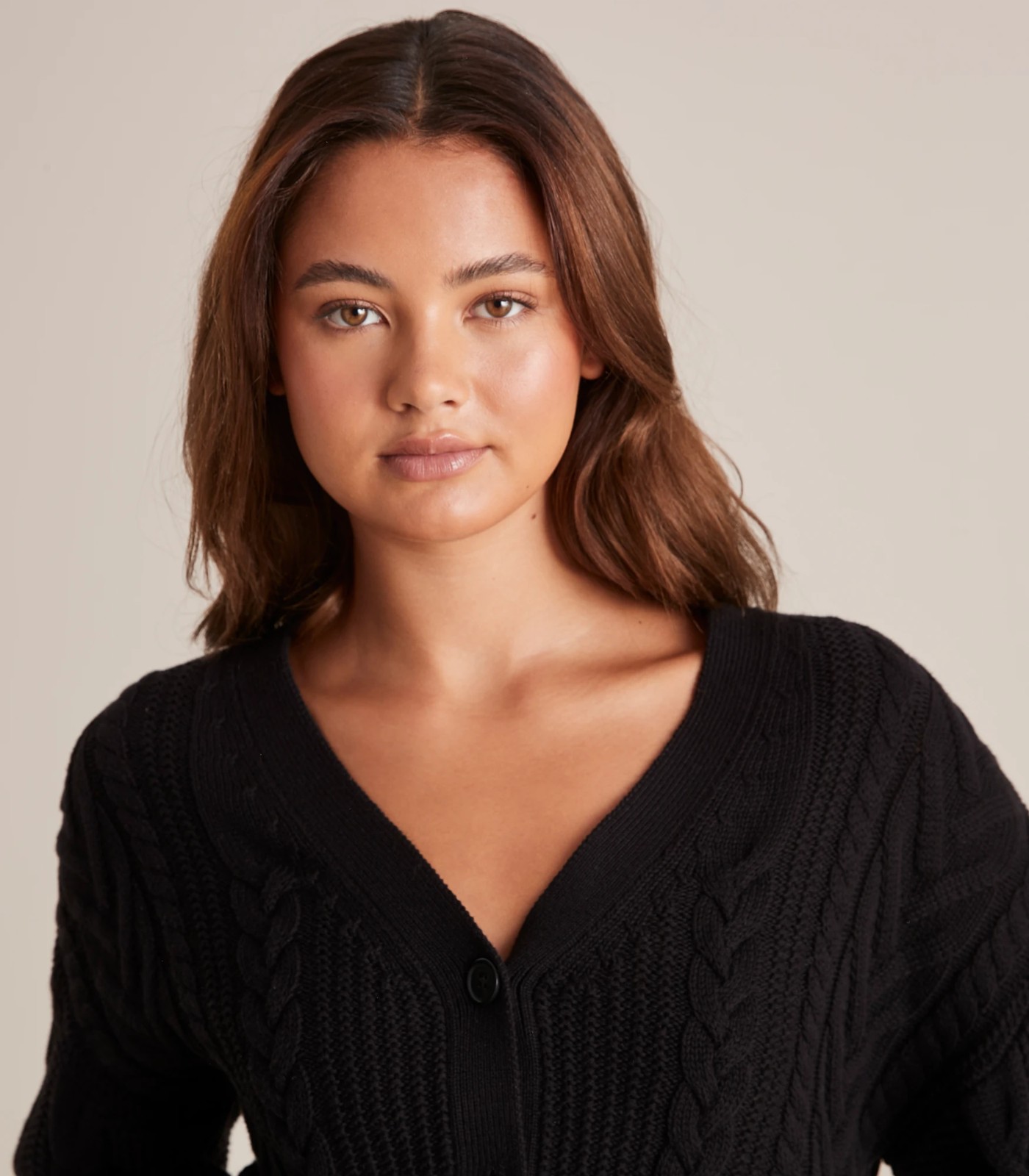 Lily Loves Cable Knit Button Front Cardigan Target Australia