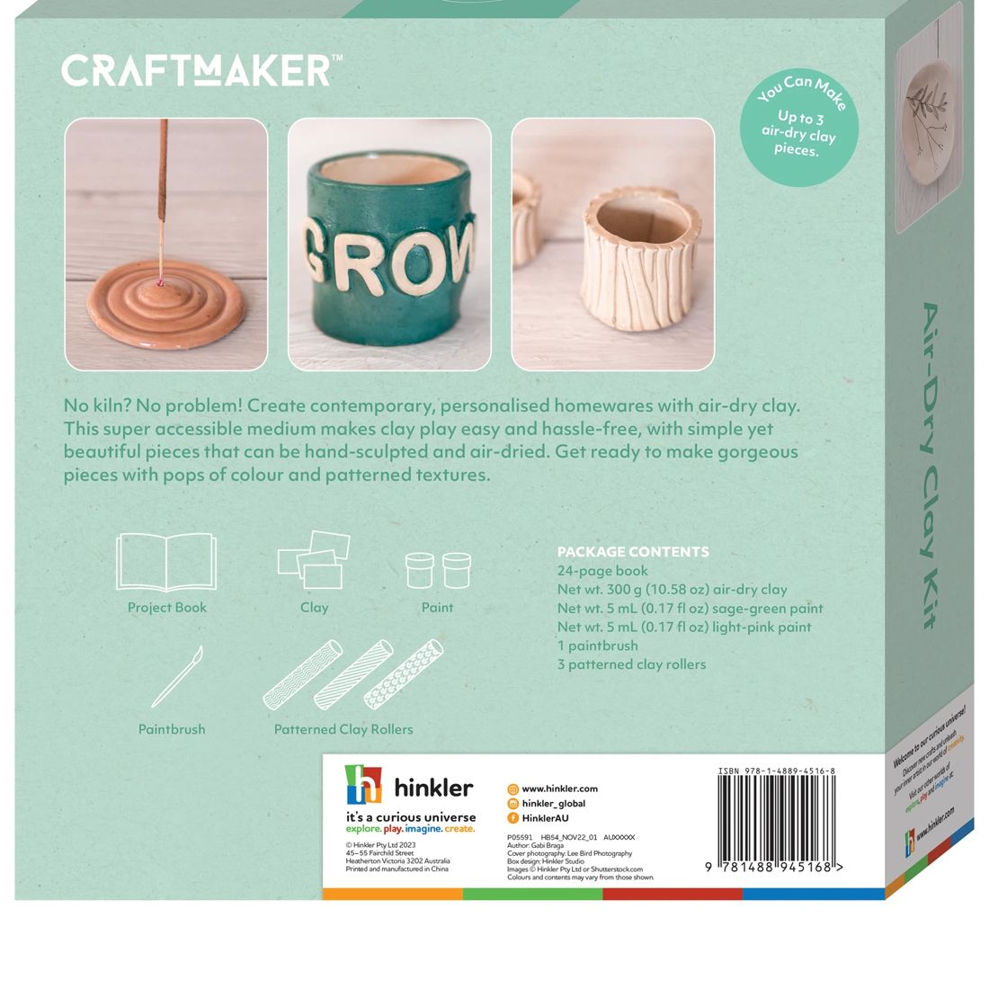 Craft Maker Air Dry Clay Kit | Target Australia