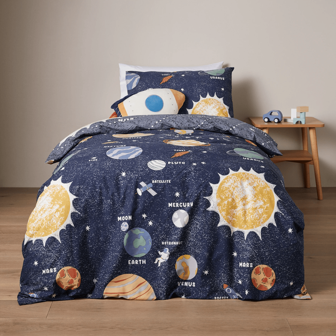 Coby Galaxy Space Kids Quilt Cover Set | Target Australia