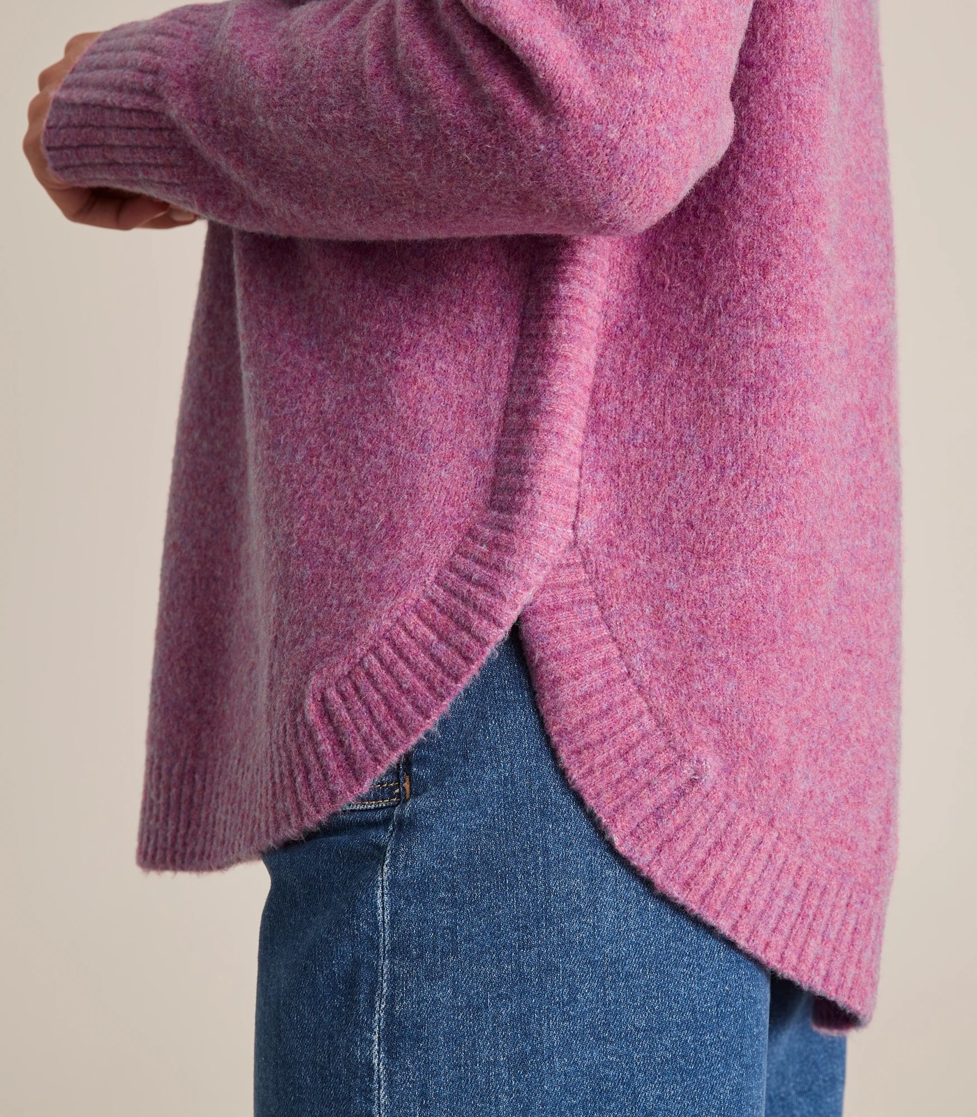 Super Soft Curved Hem Jumper | Target Australia