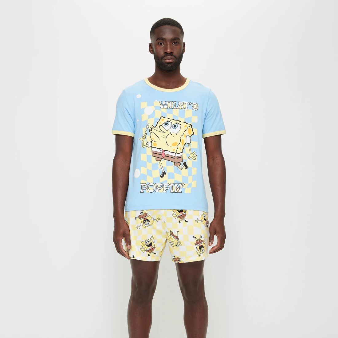 Family Matching Adult Unisex Sponge Bob Cotton Pyjama Set | Target ...