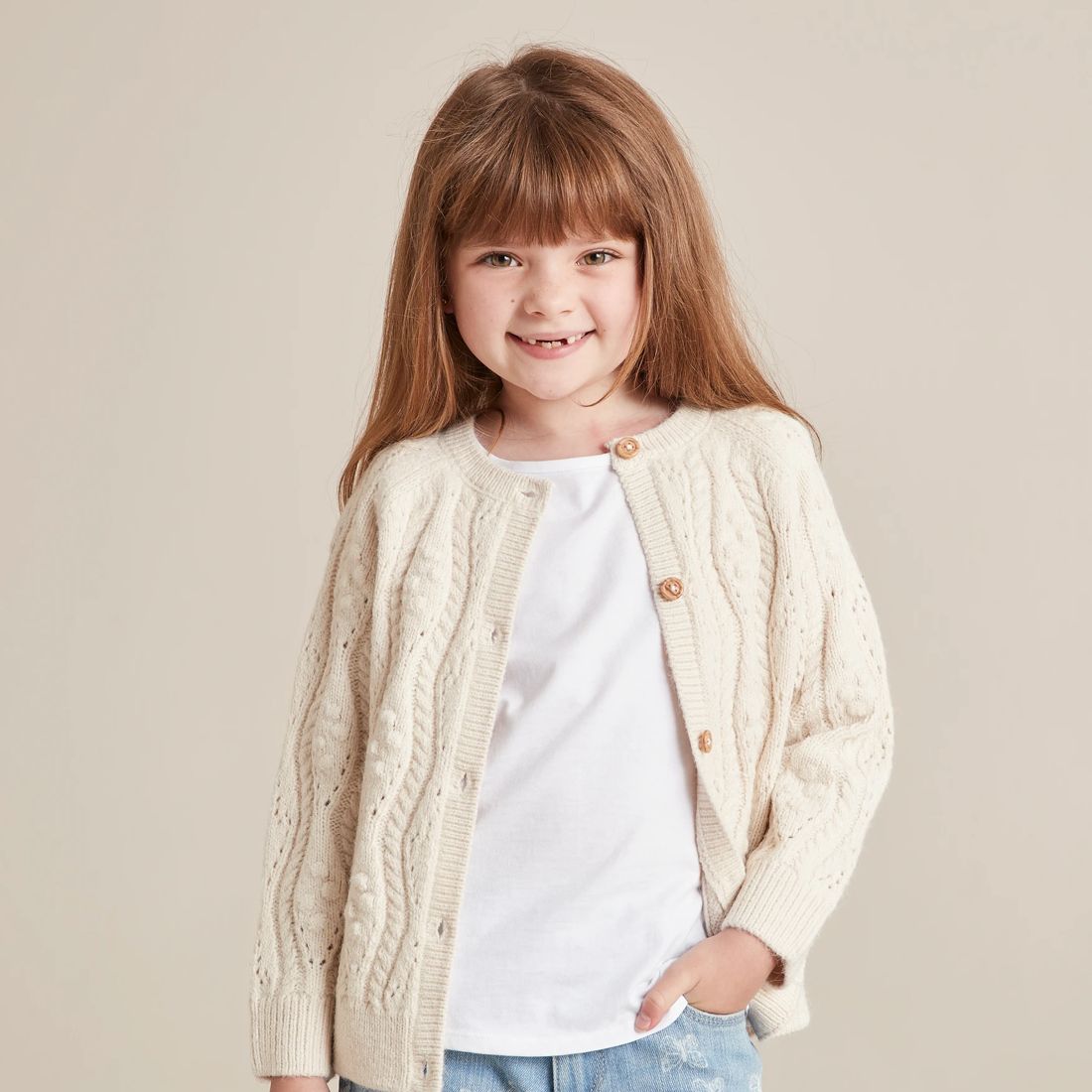 Cable Knit Cardigan | Target Australia