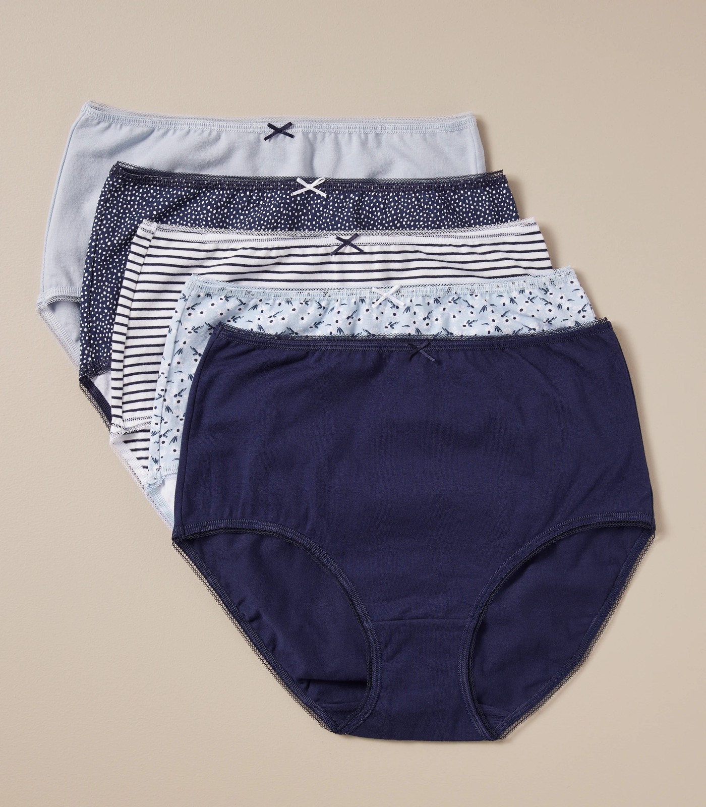 5 Pack Cotton/Elastane Full Briefs | Target Australia