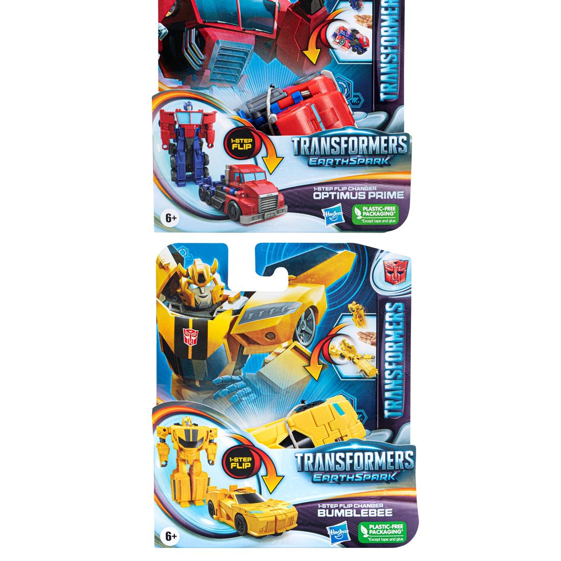 Transformers EarthSpark 1-Step Flip Changer Optimus Prime - Assorted ...