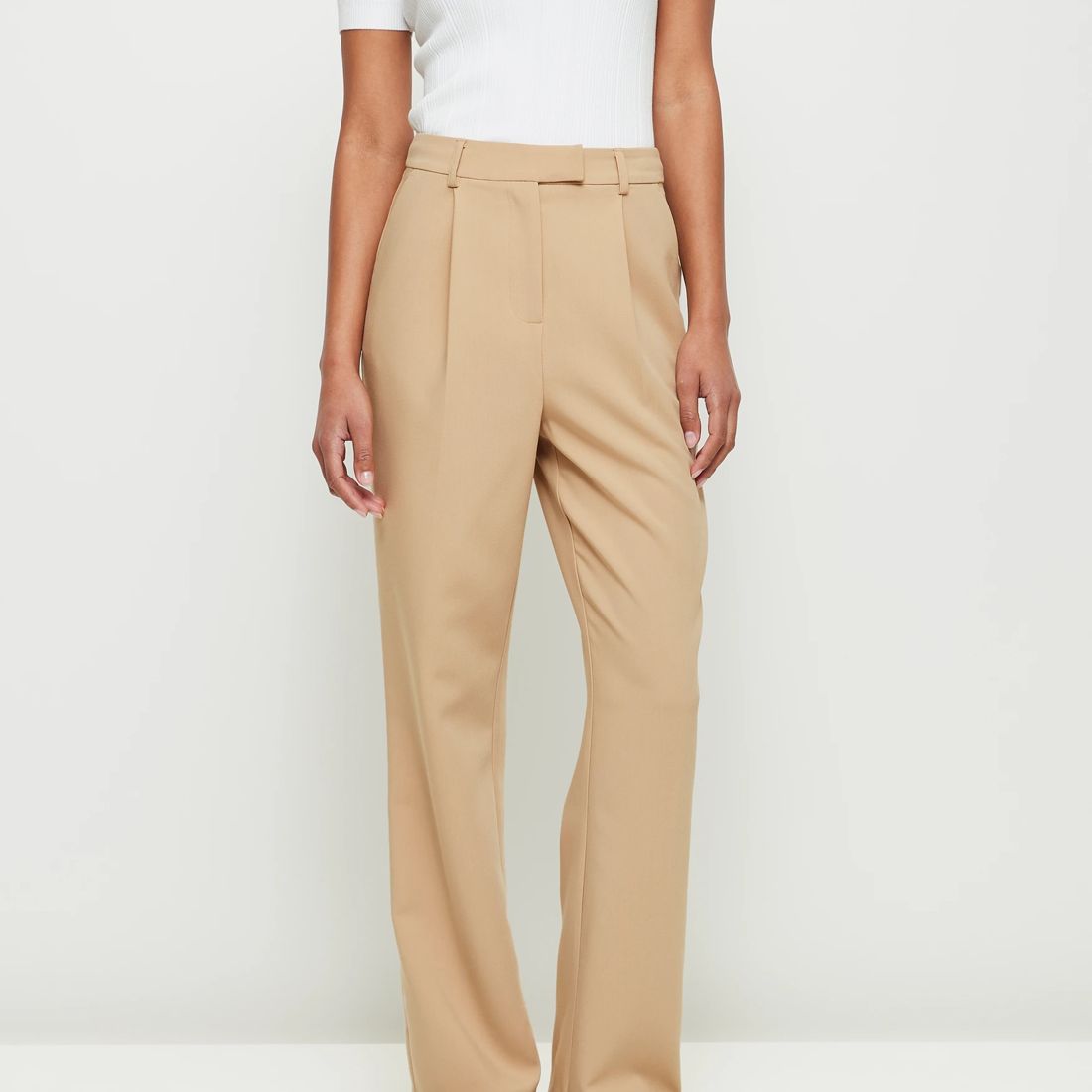 Full Length Straight Leg Pants Preview Beige Target Australia