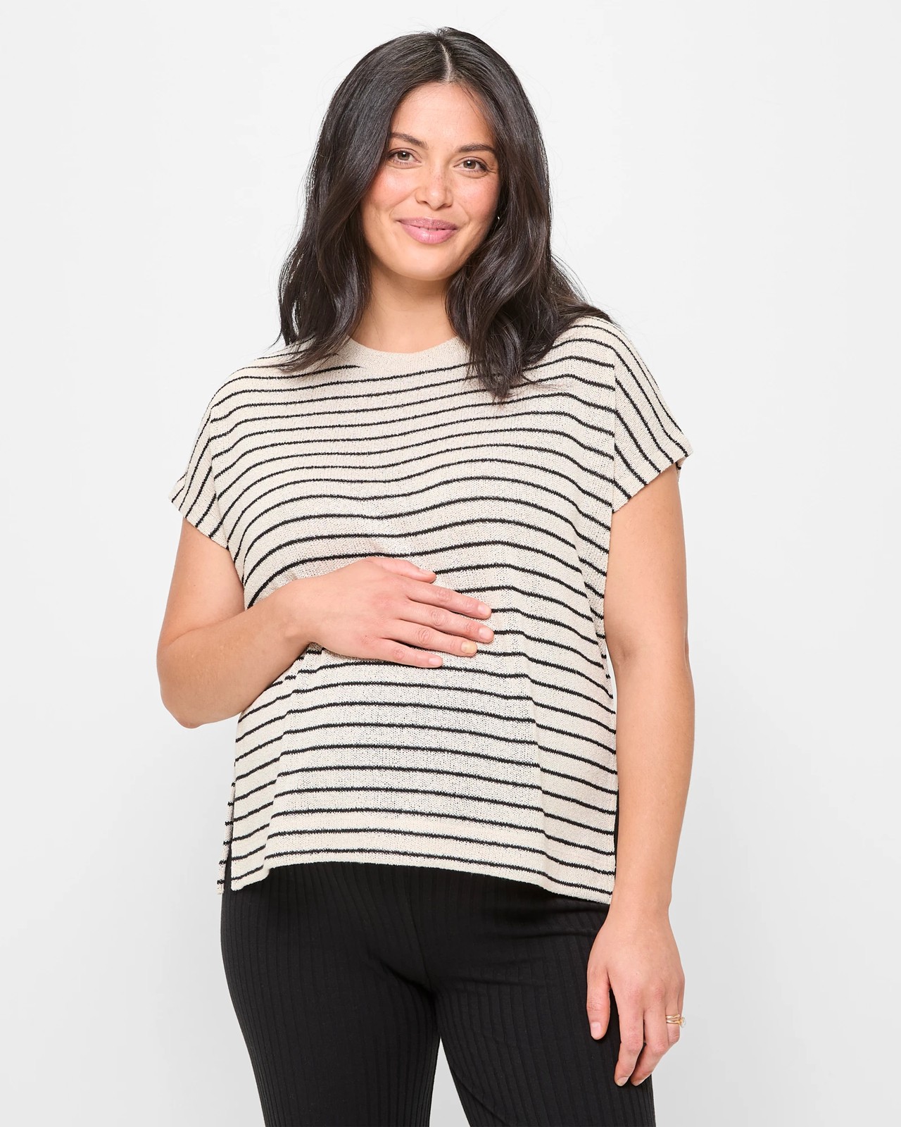 Maternity Textured T-Shirt | Target Australia Maternity Textured T-Shirt | Target Australia