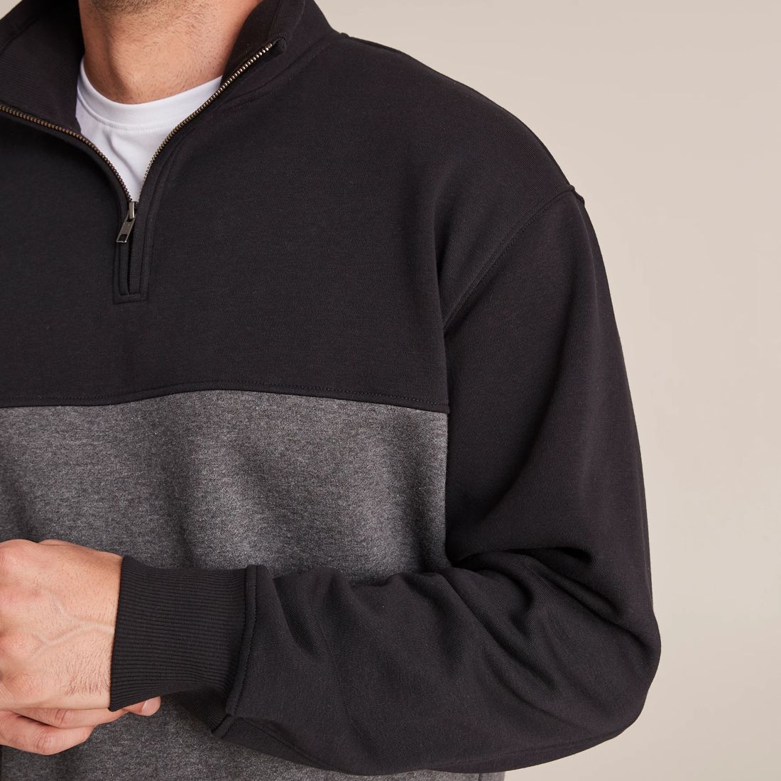 Spliced 1/2 Zip Front Jumper | Target Australia