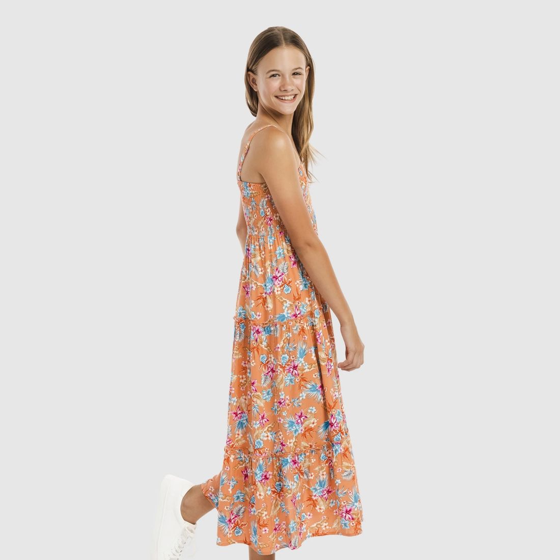 Piping Hot Shirred Maxi Dress | Target Australia