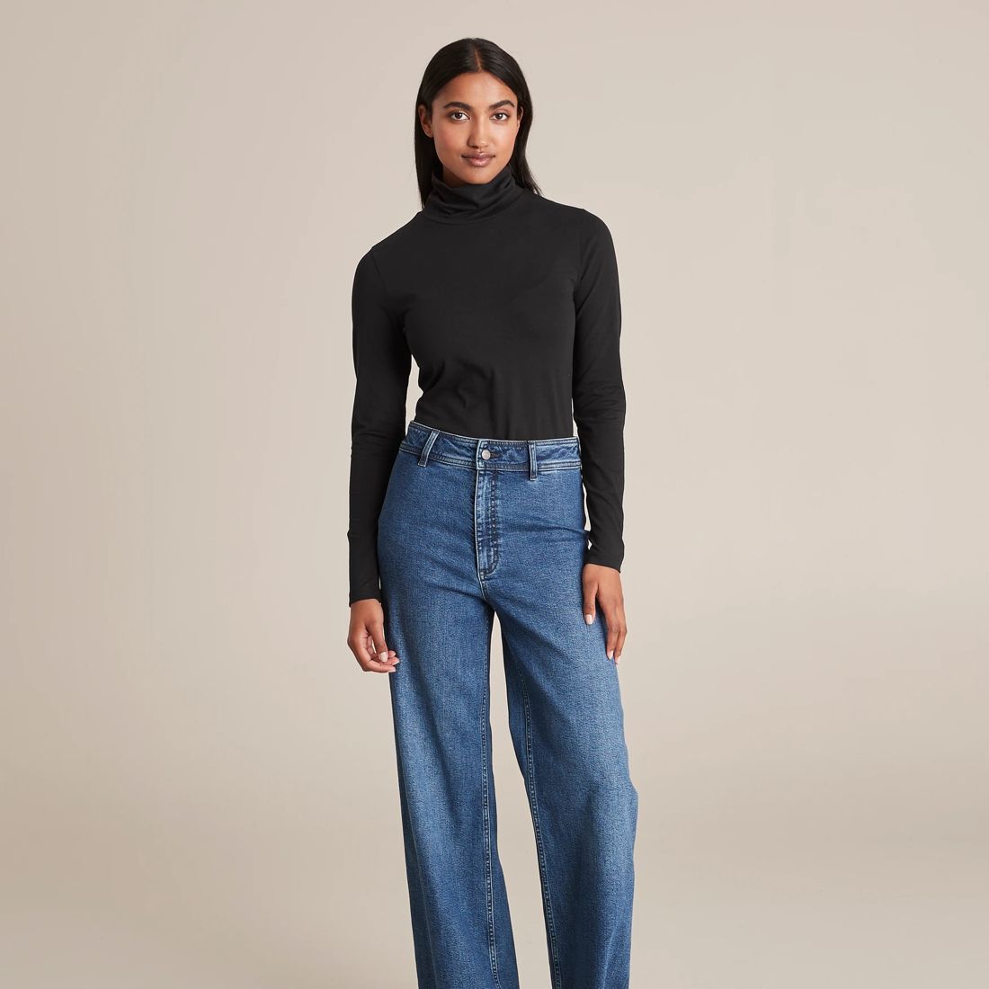 Organic Cotton Long Sleeve Skivvy | Target Australia