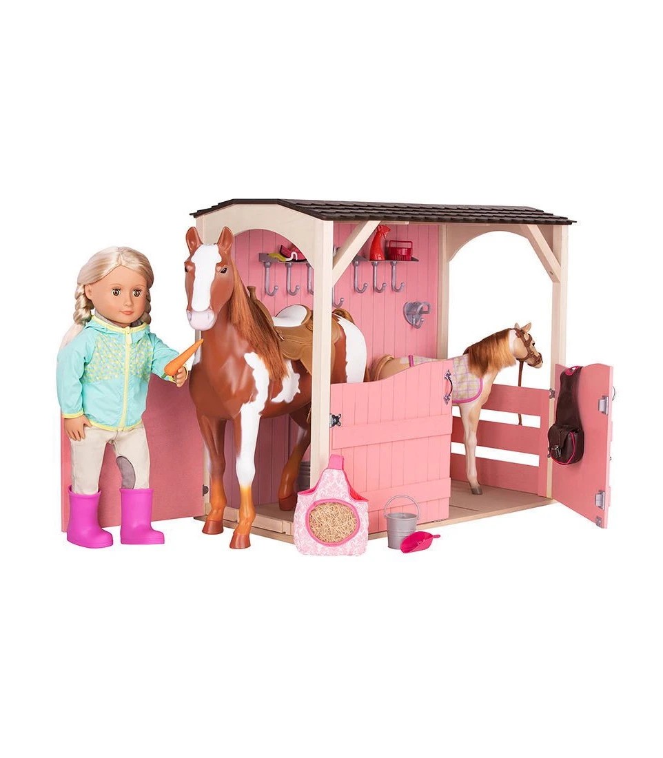 Our Generation Saddle Up Stables Set | Target Australia Our Generation Saddle Up Stables Set | Target Australia