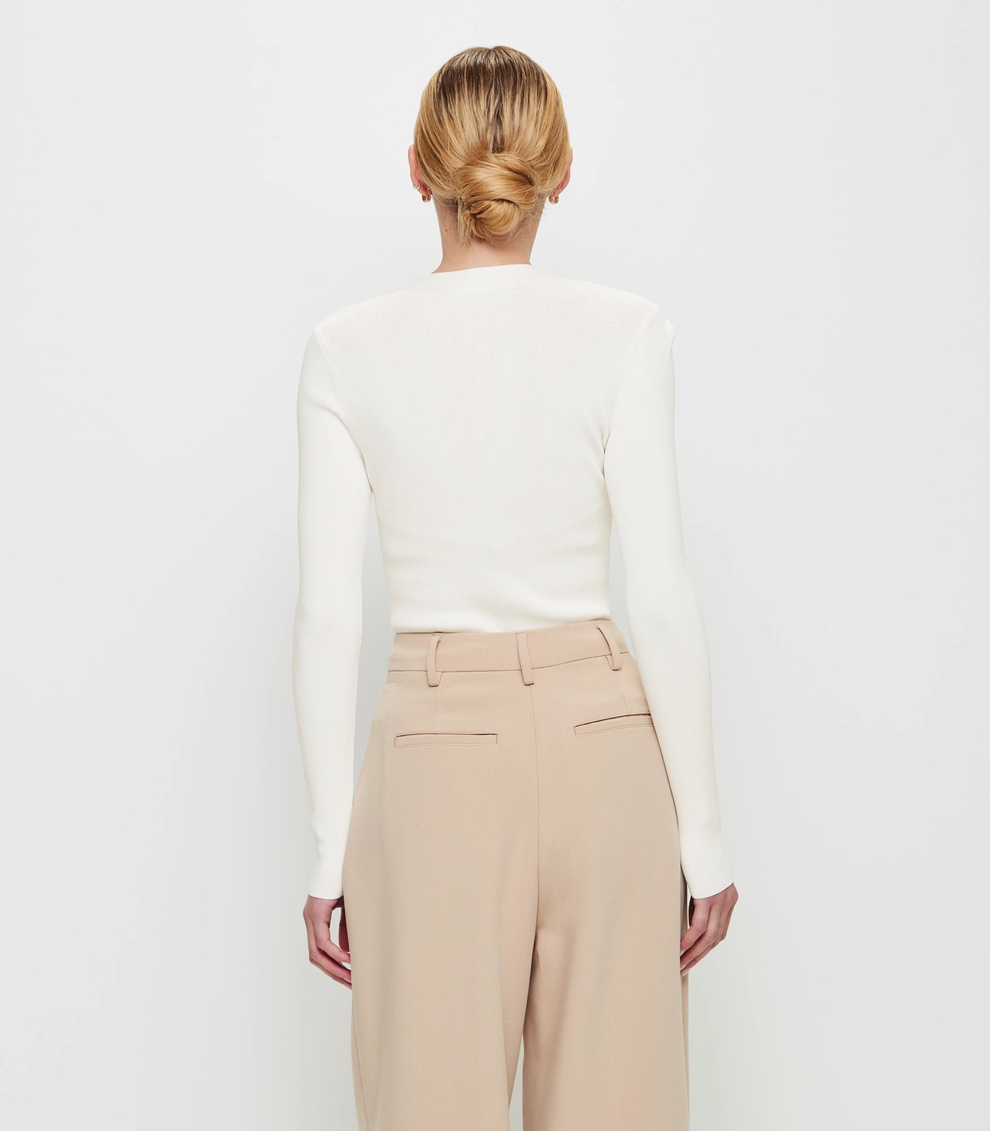 Preview Long Sleeve V-Neck Knit Top | Target Australia