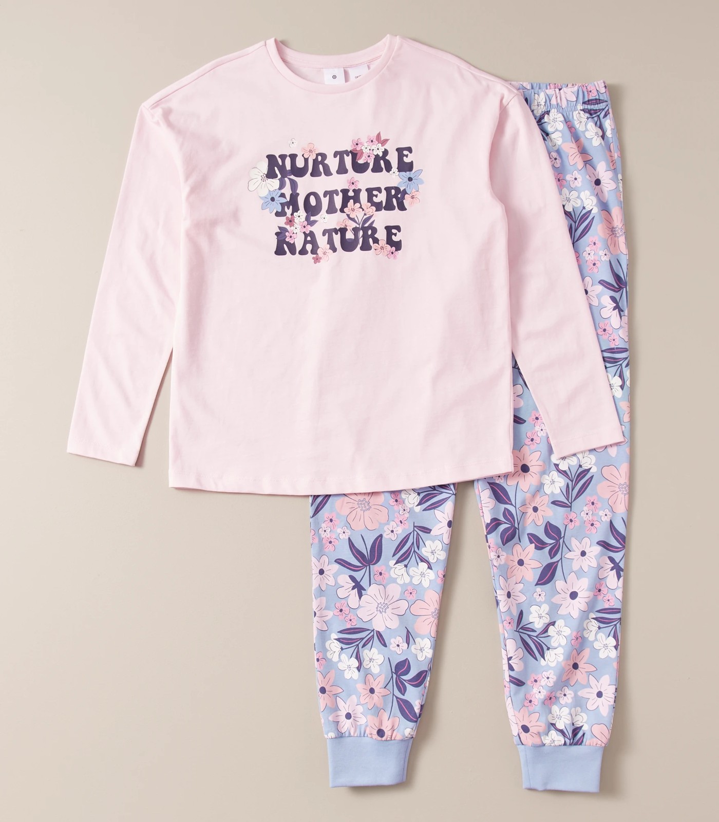 Mother Nature Cotton Pyjama Set | Target Australia