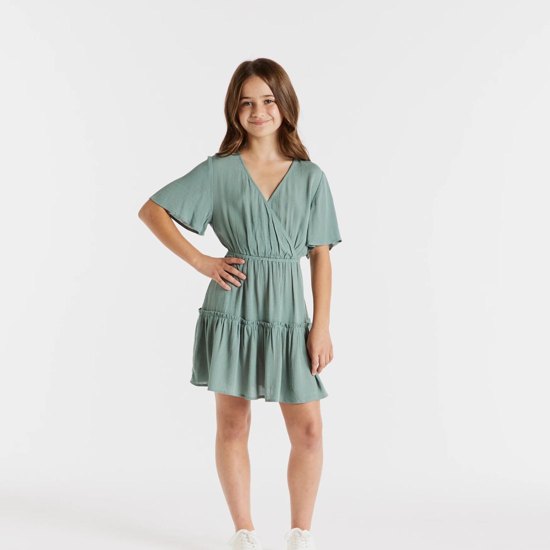 Piping Hot Wrap Mini Dress | Target Australia