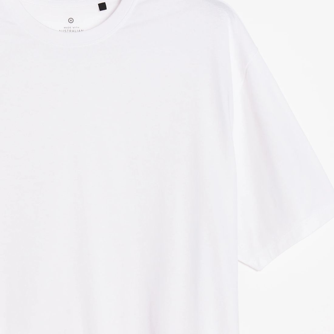Australian Cotton Oversized T-Shirt - White | Target Australia