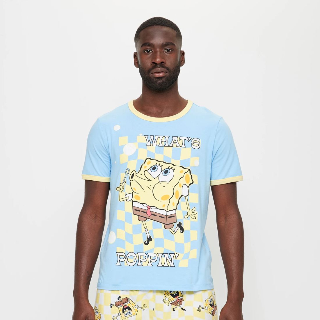 Family Matching Adult Unisex Sponge Bob Cotton Pyjama Set | Target ...