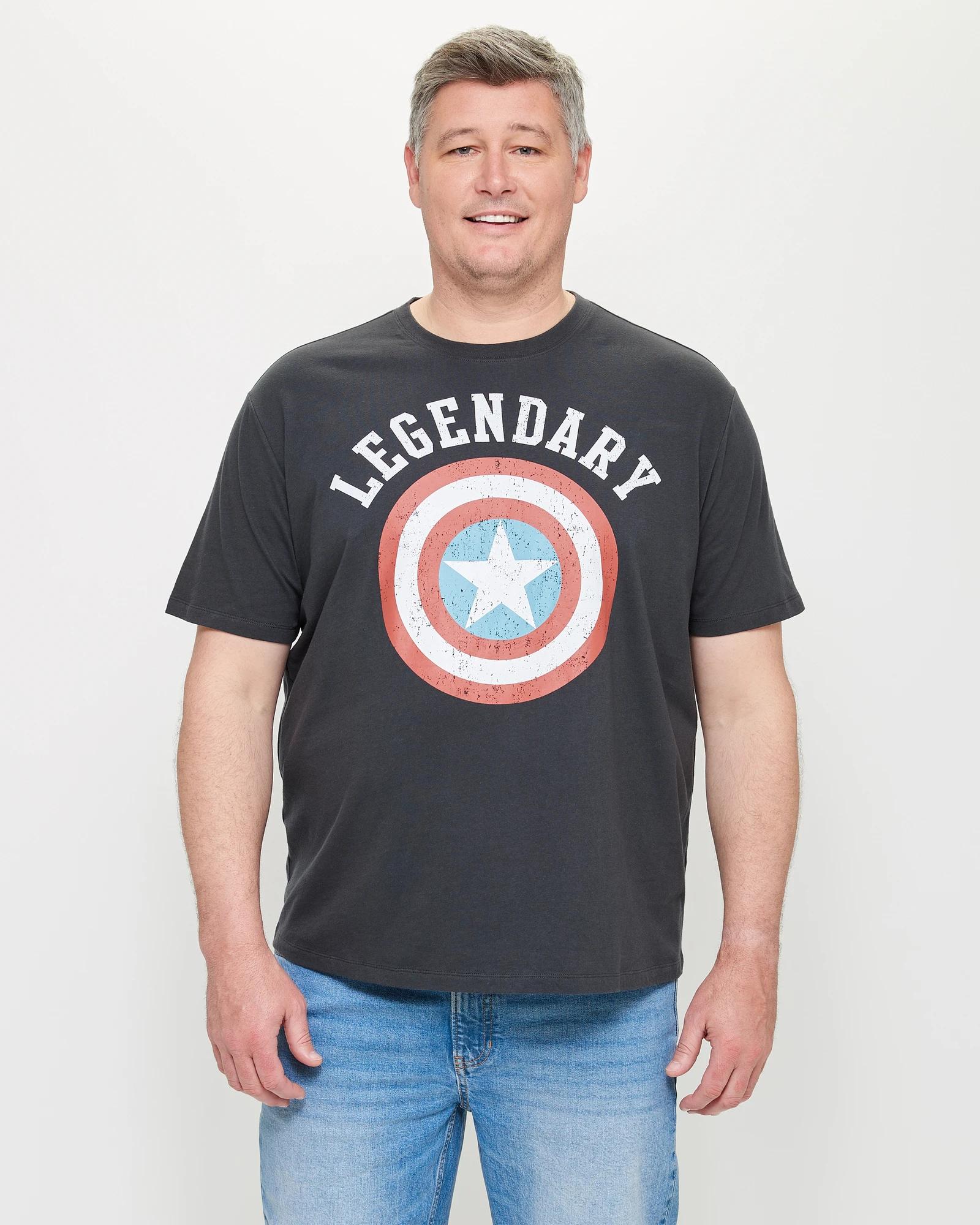 Mens Superhero Shirts Australia Captain Marvel T Shirt Etsy